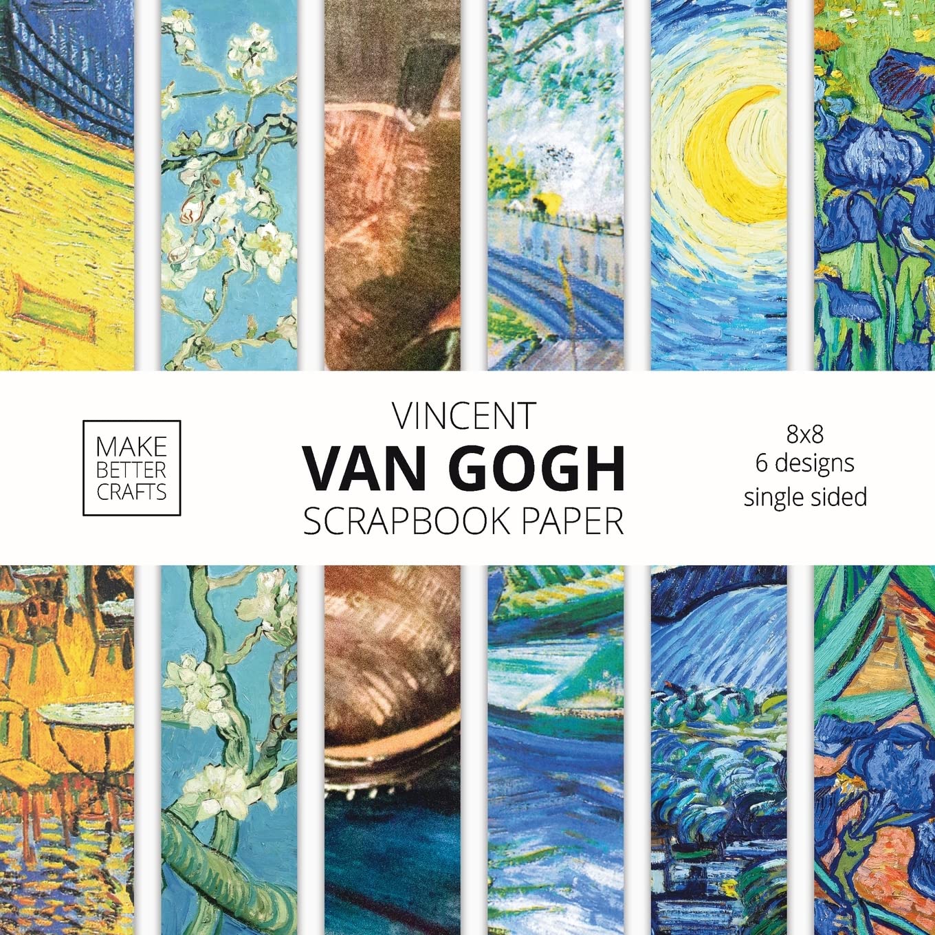Vincent Van Gogh Scrapbook Paper: Van Gogh Art 8x8 Designer Scrapbook ...