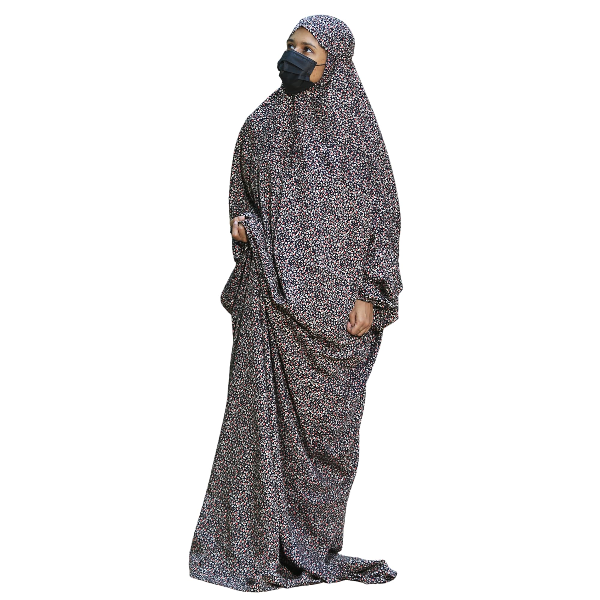 Buy SAWB Cotton Islamic Prayer Casual Style Dress For Women-Free Size ...