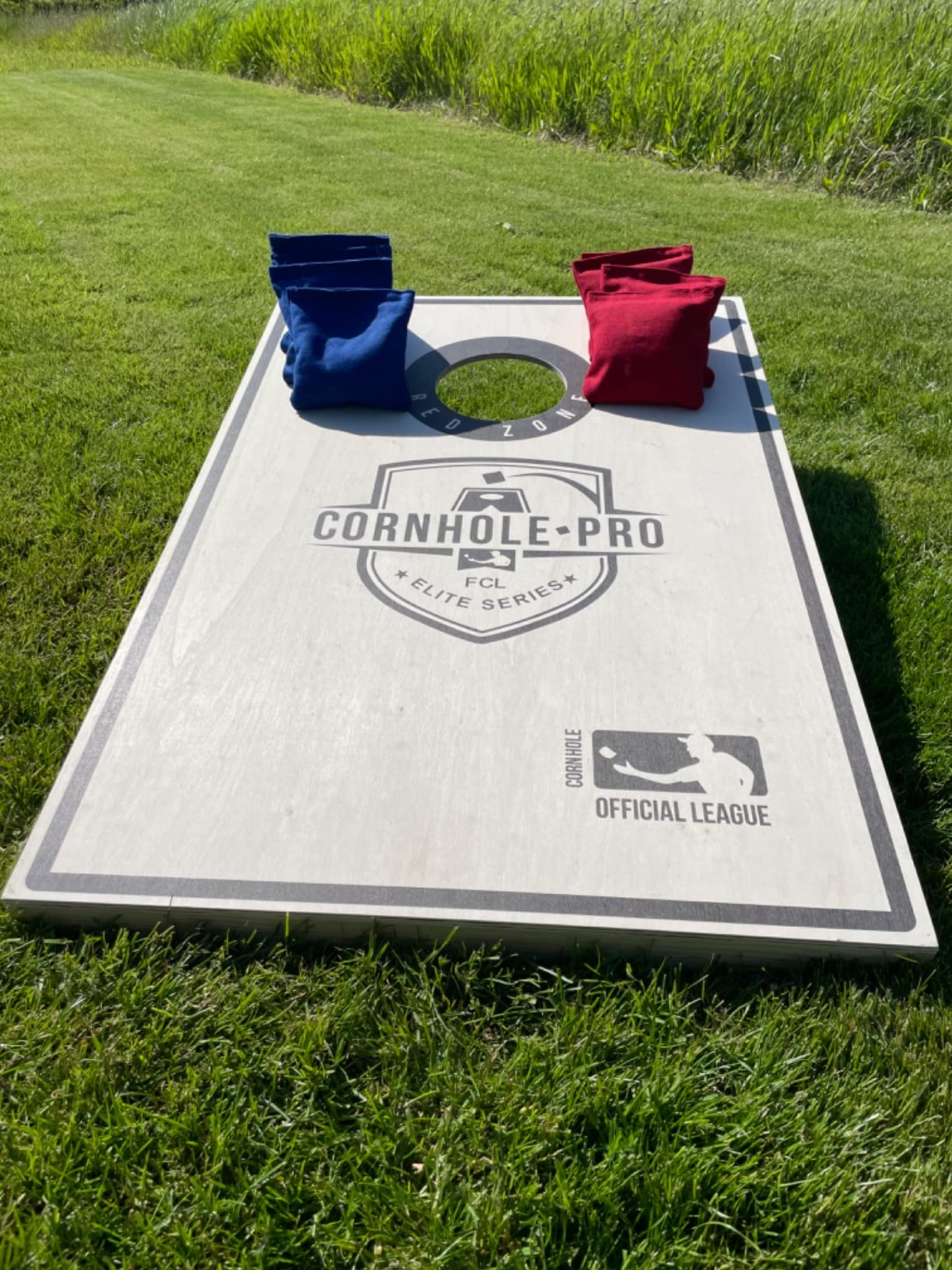 Original American Cornhole Pro | Kasta spel | 100% trä | 2 brädor + 8 ...