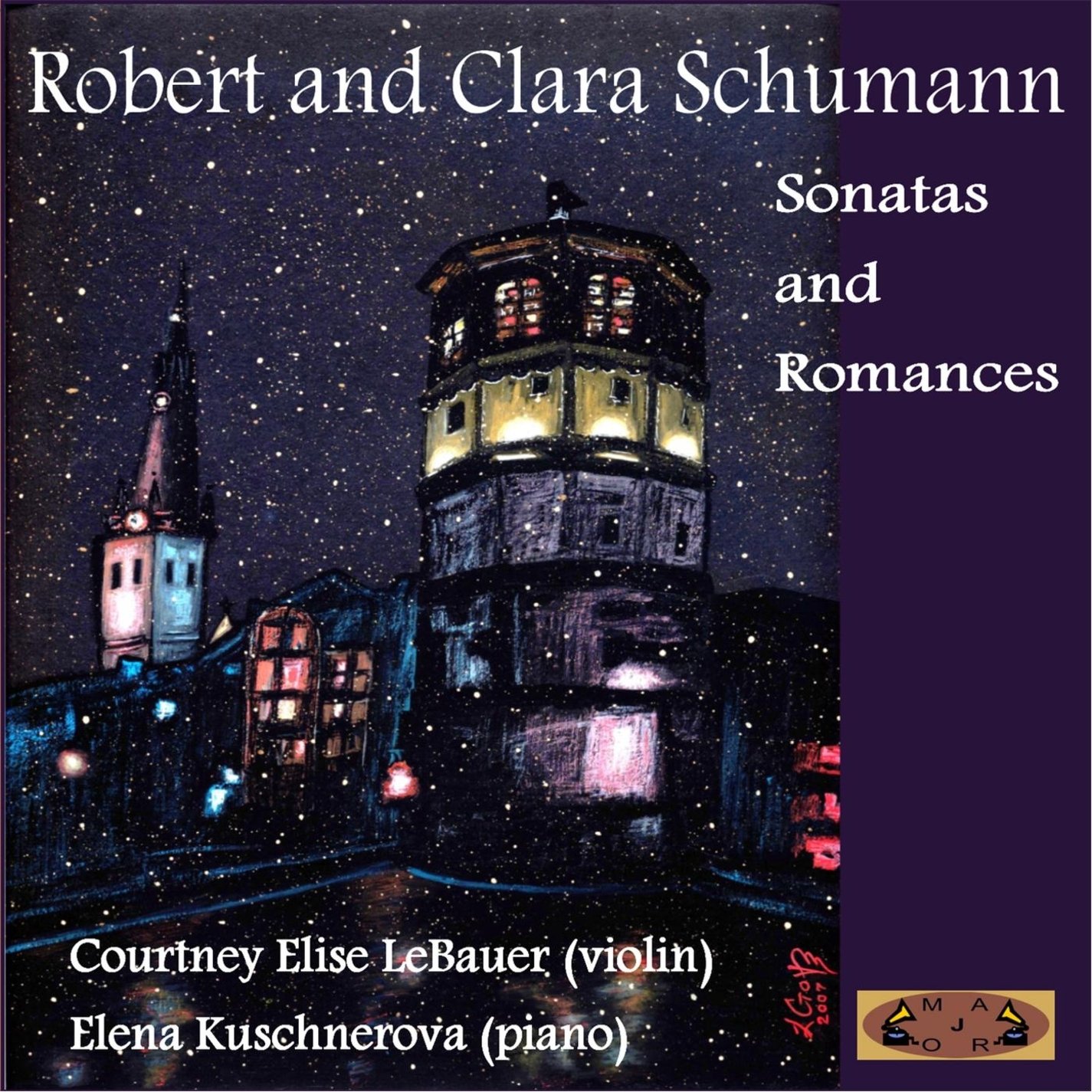 Robert & Clara Schumann: Sonatas & Romances : Lebauer, Courtney Elise ...
