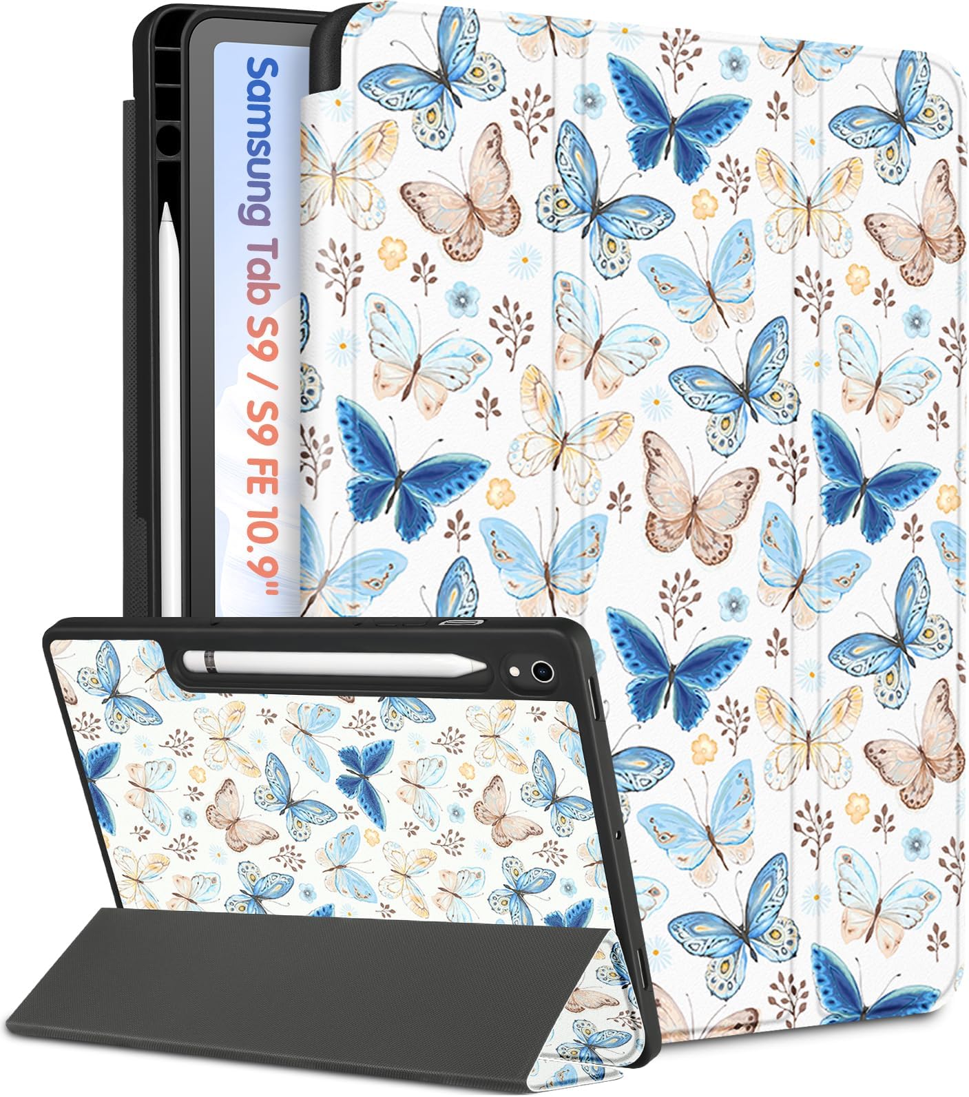 Amazon.com: Wazzasoft for Samsung Galaxy Tab S9 FE 5G/Tab S9 Case 2023 ...