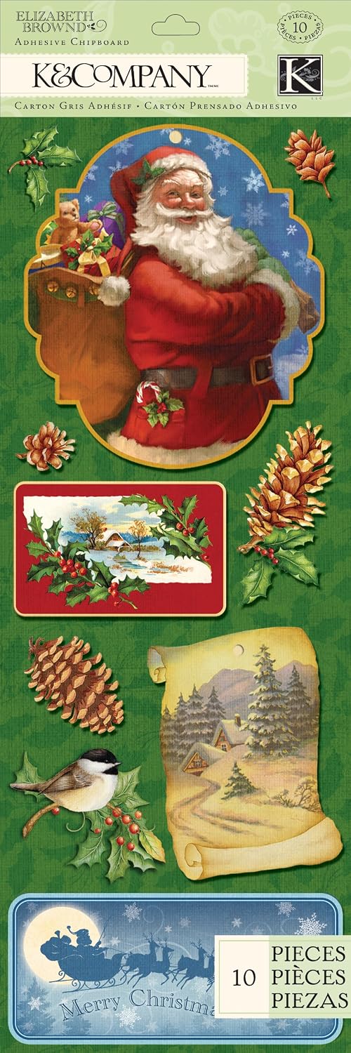 Amazon.com: K and Company Elizabeth Brownd Visions of Christmas Santa ...