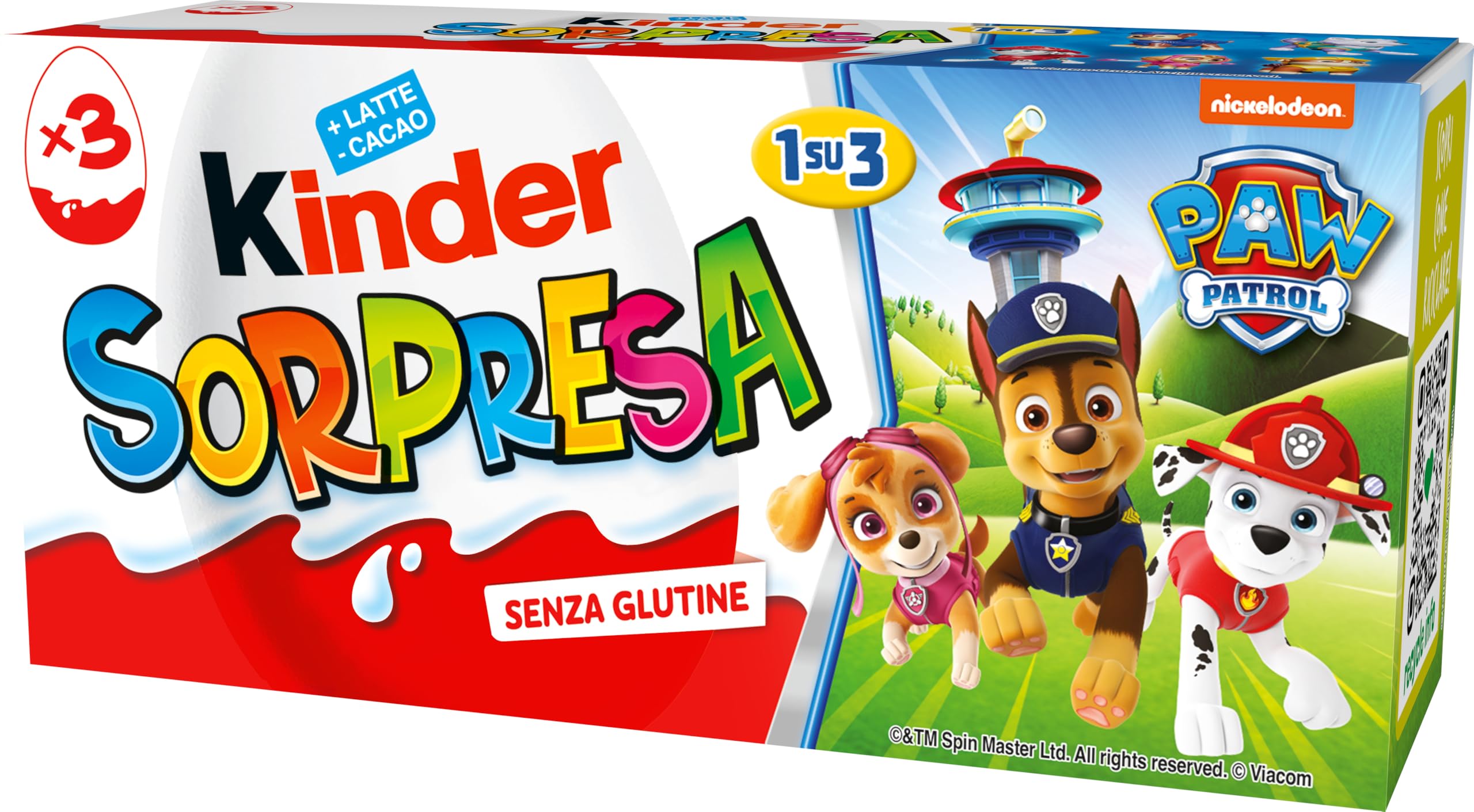 Kinder Sorpresa - Set di 3 Uova di Cioccolato al Latte con Sorpresa ...