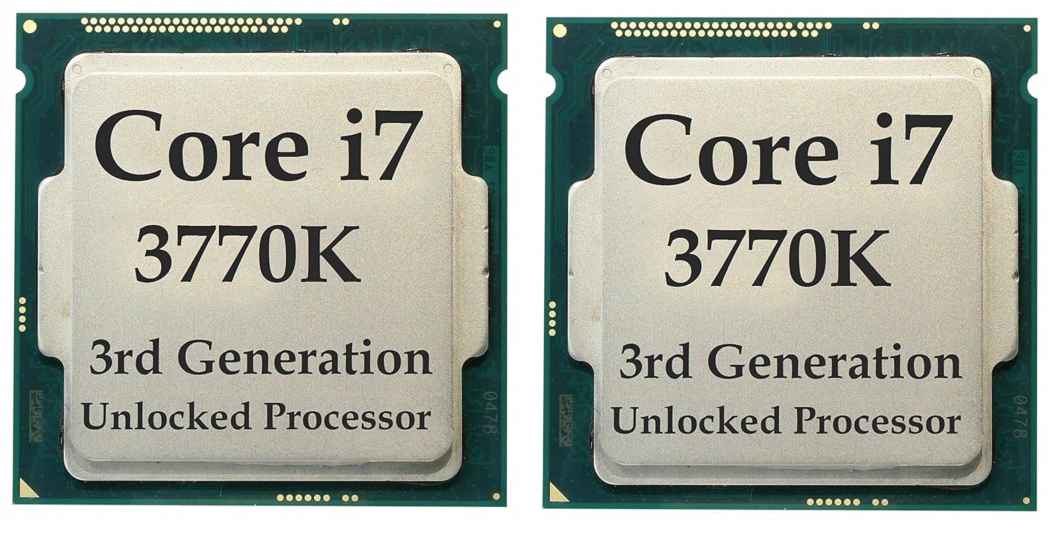 Amazon.in: Buy Core i7 3770K 3rd Generation LGA 1151 TDP 77W (Pack of 2 ...