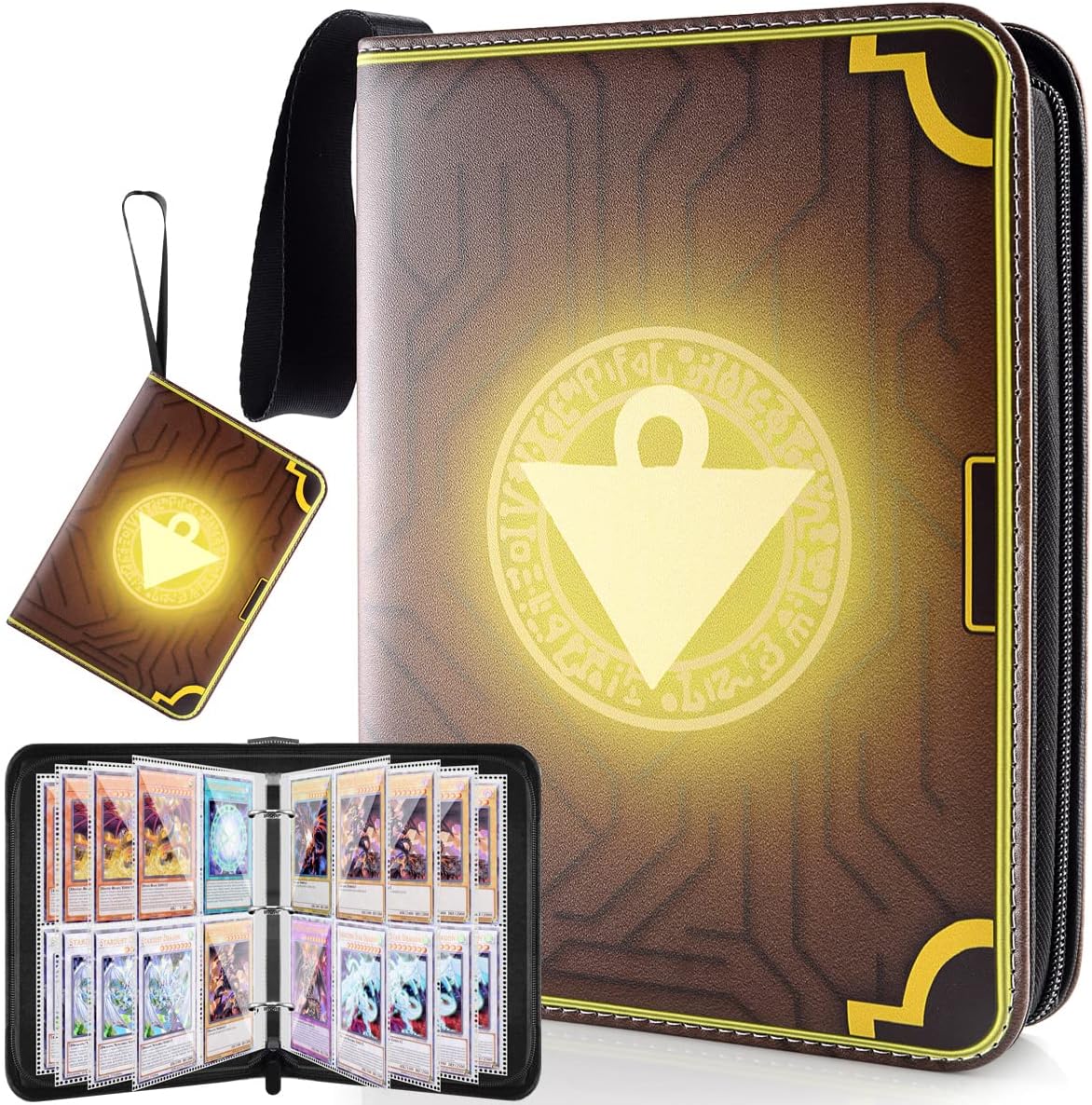 JoyHood Trading Card Binder for YGO Cards, TCG Card Folder Album Books ...