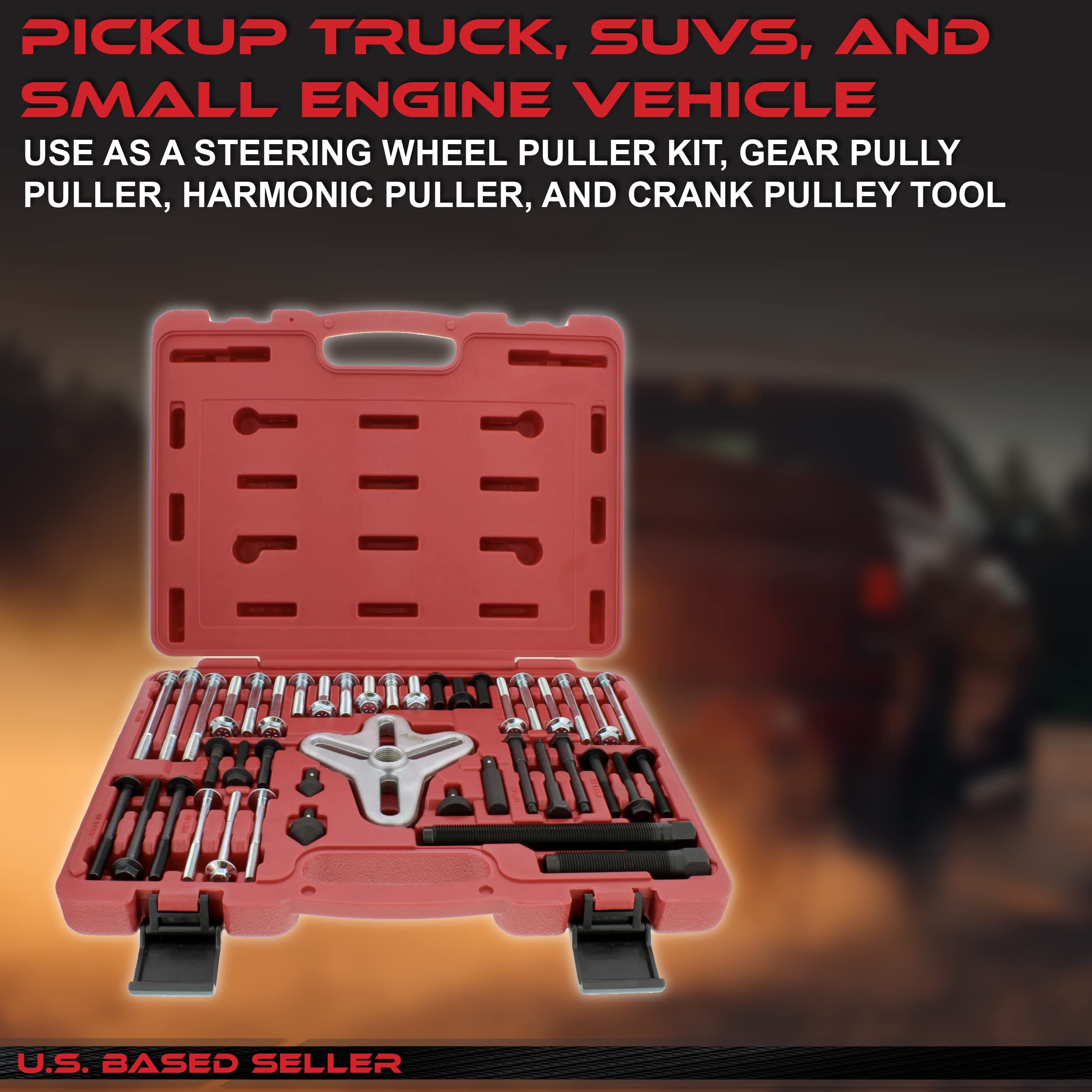 Snapklik.com : Bolt Grip Set Gear Puller, Steering Wheel Puller, Pulley ...