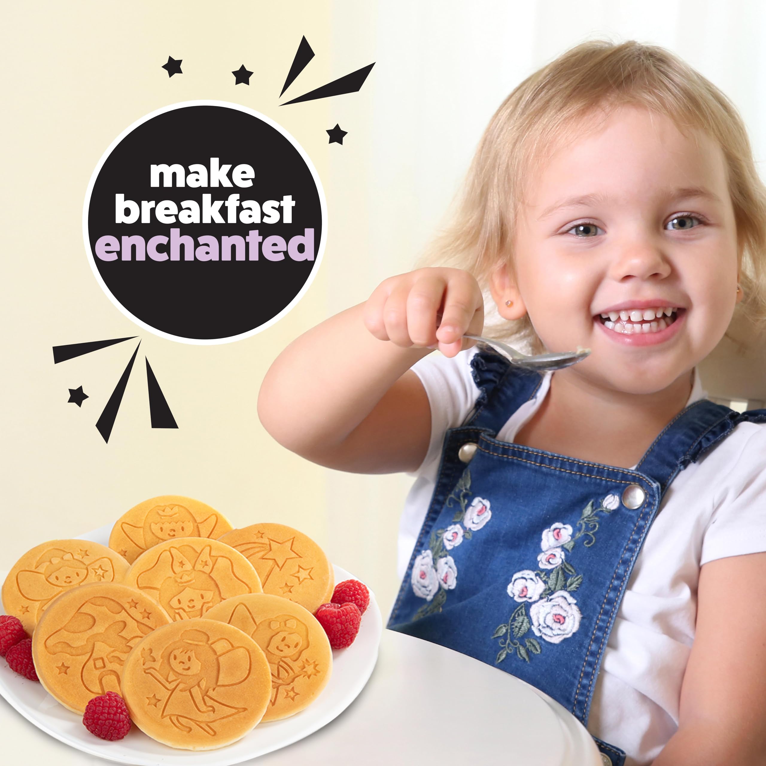Snapklik.com : Fairy Friends Mini Pancake Pan - Make 7 Unique Flapjacks ...