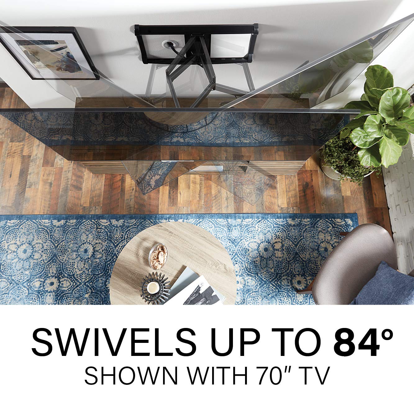 SANUS Extra Large TV Wall Mount Swivel & Tilt - Premium Universal ...