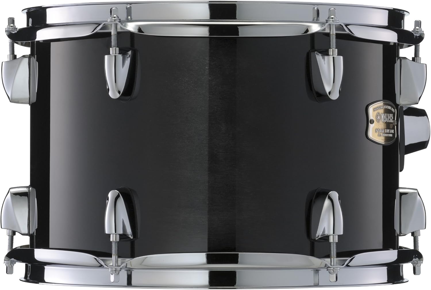 Amazon.com: Yamaha Stage Custom Birch 8x7 Mounted Tom, Raven Black ...