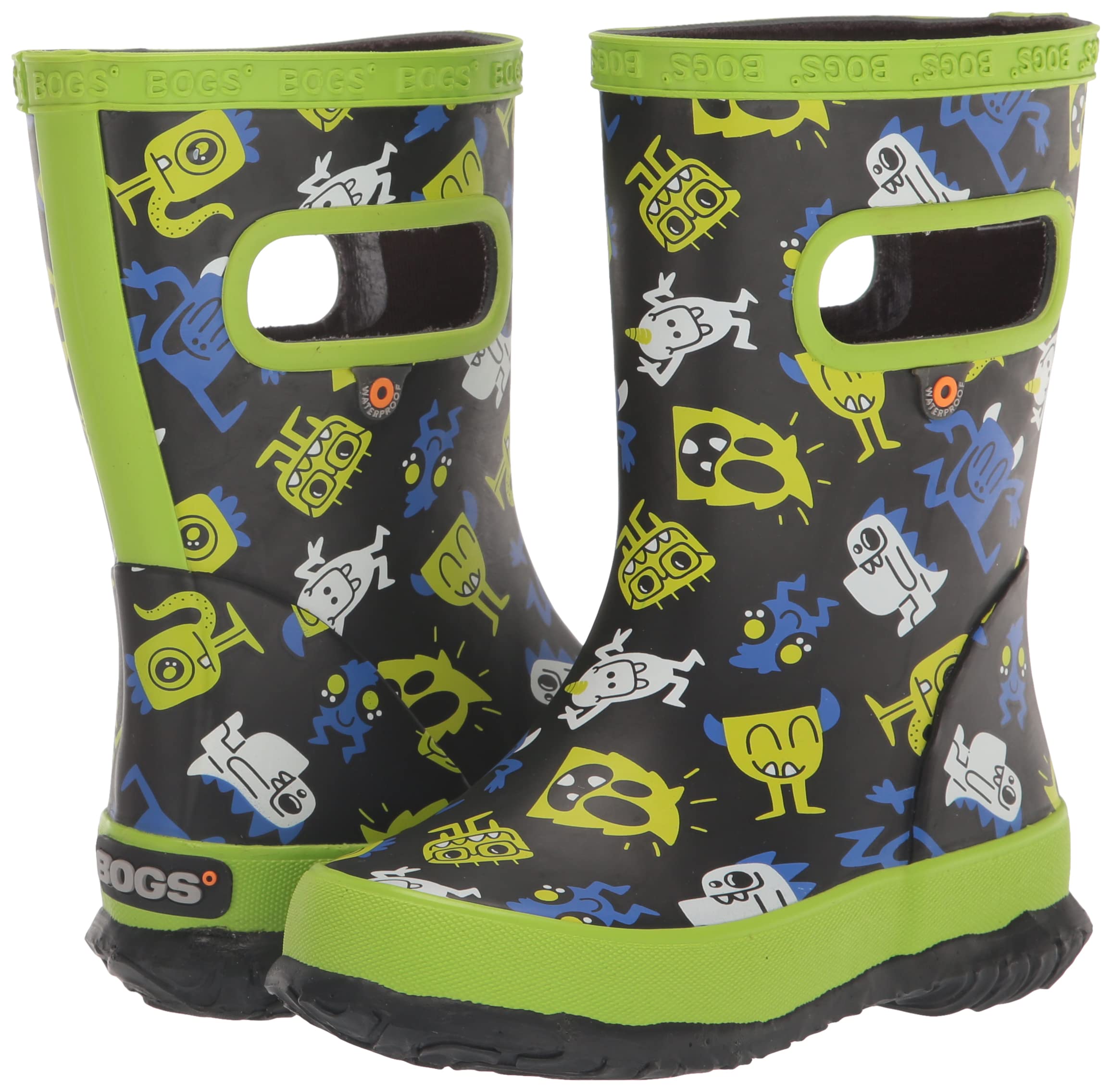 Snapklik.com : Bogs Kids Skipper Waterproof Rubber Rain Boot