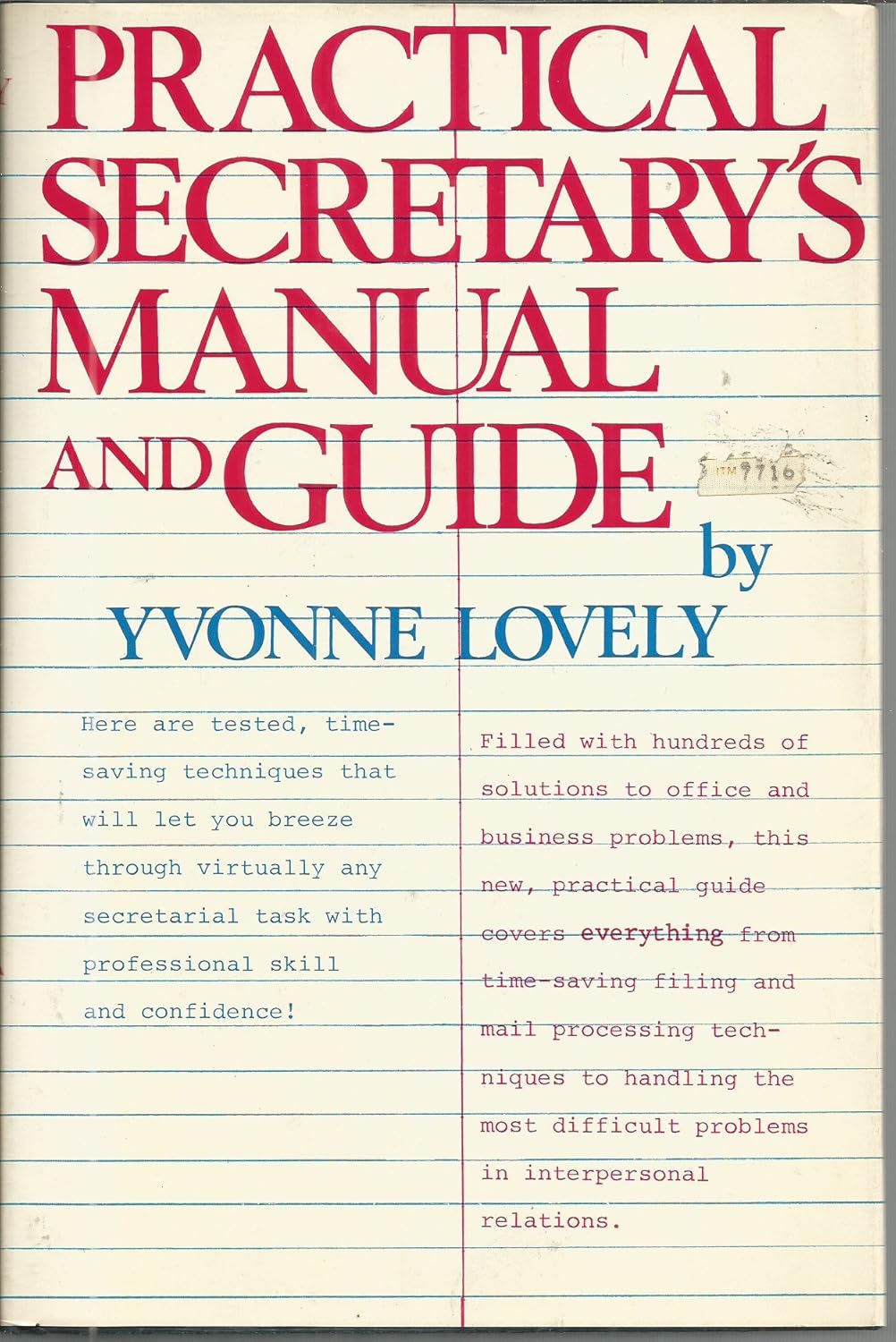 Amazon.com: Practical secretary's manual and guide: 9780136938040 ...