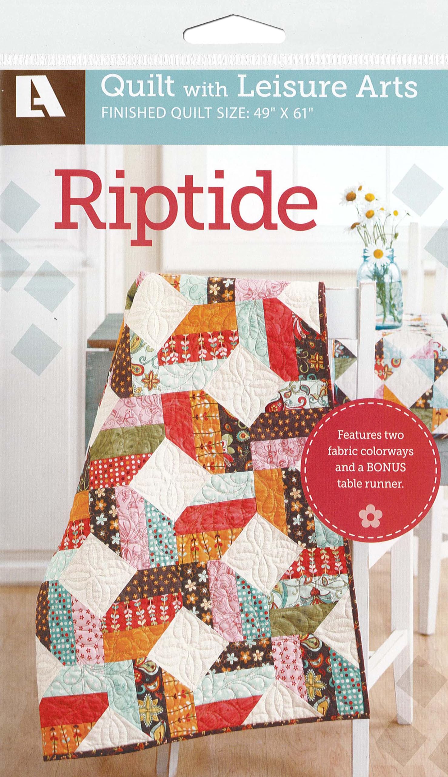 Amazon.com: Leisure Arts Riptide Quilt Pattern