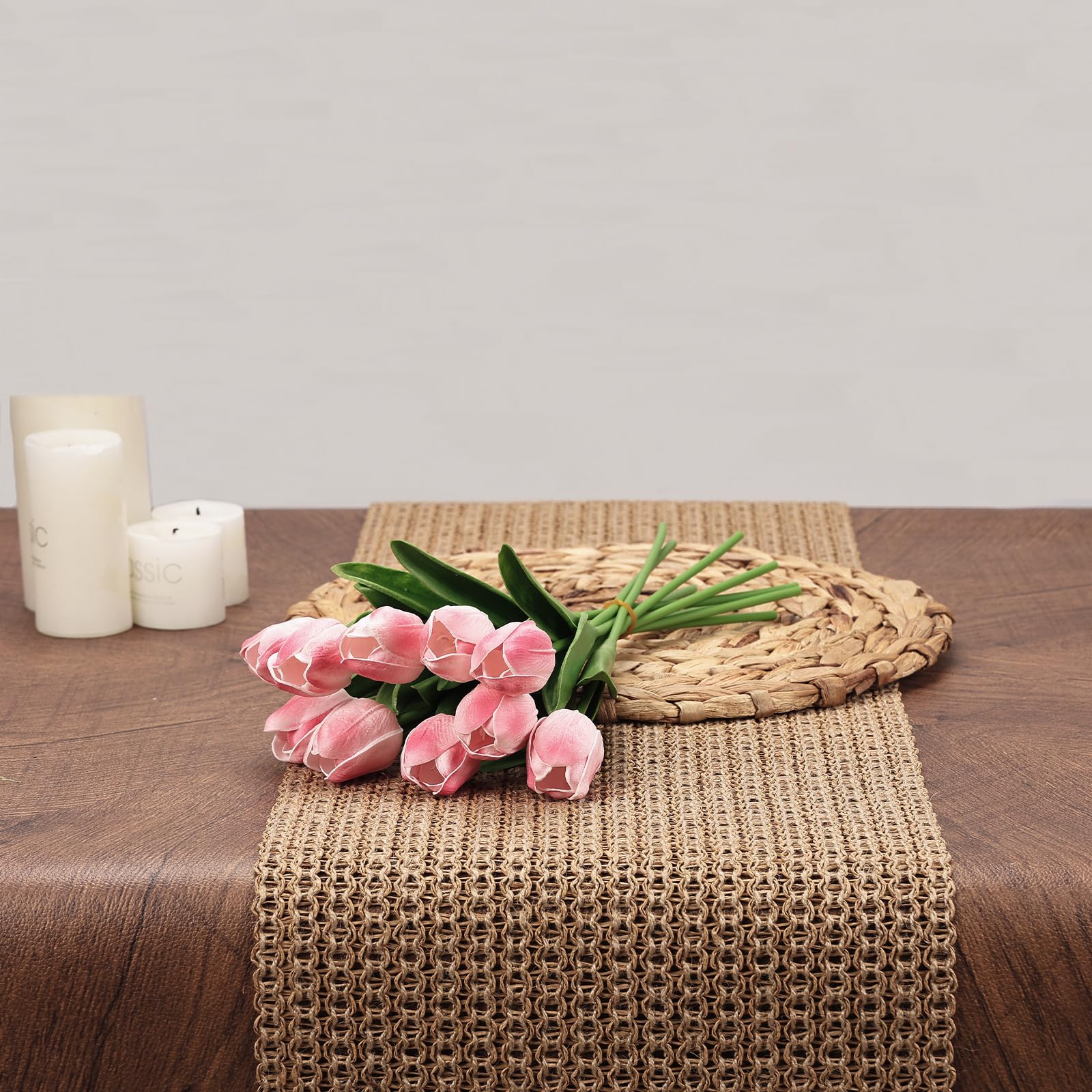 Amazon.com: Noctiflorous Braided Farmhouse Table Runner 12 x 60 Inch ...