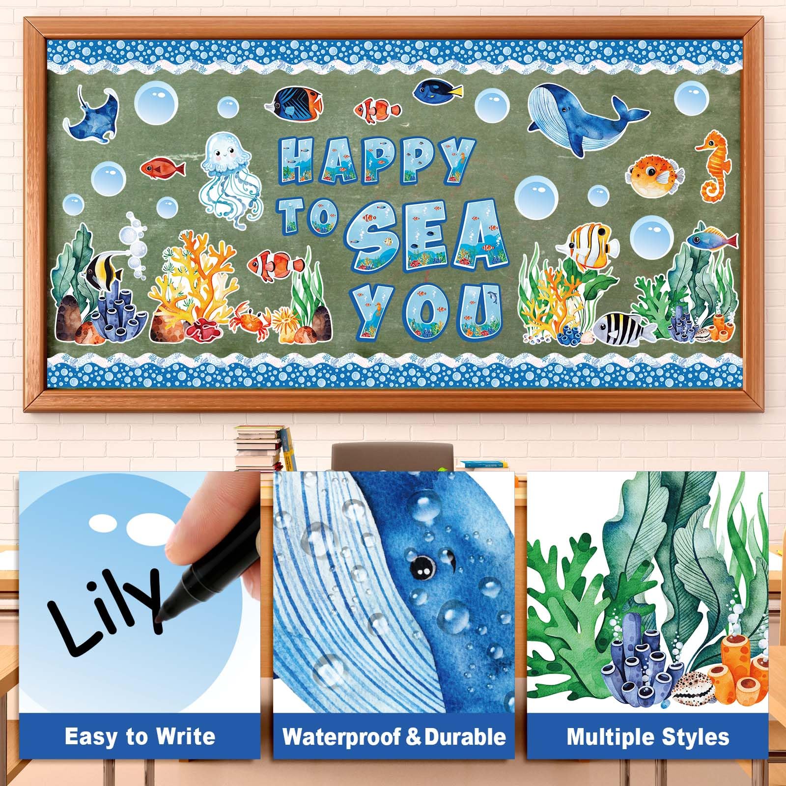 Back To School Bulletin Board Gisgfim Under The Sea Bulletin Board ...