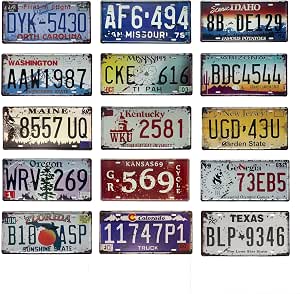 Vintage License Plates,License Plate Decor,Old License Plates,That 70s ...