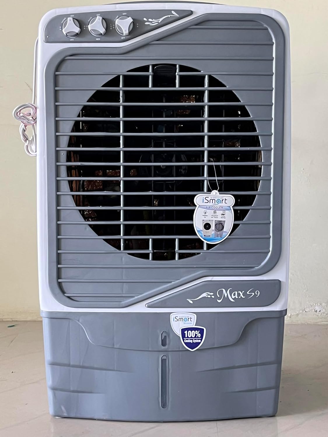 70 L Room/Personal Air Cooler (Grey, Oasis Air Cooler for Home with ...