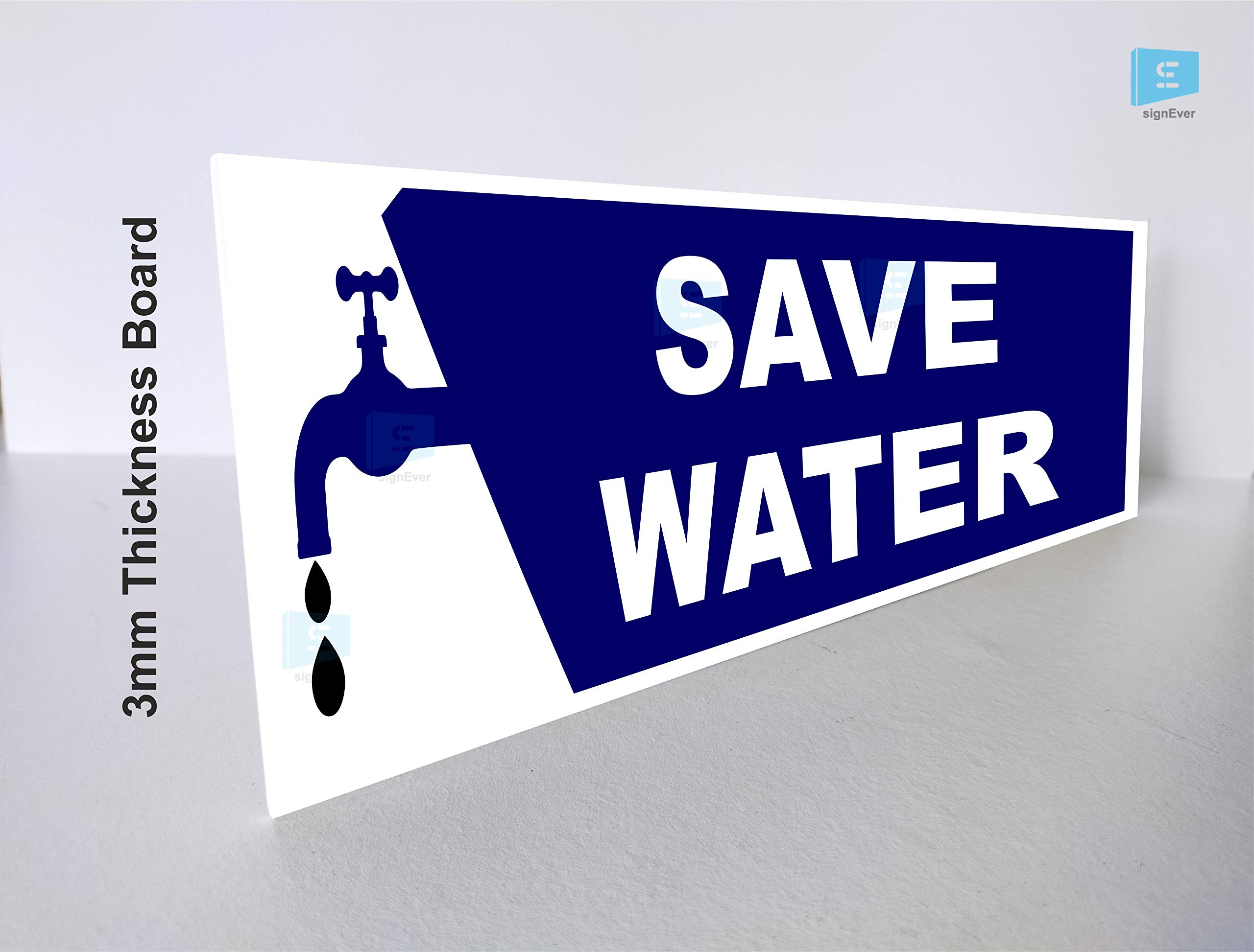 Buy SIGN EVER Save Water Sign Boards For School Office Collage Factory ...