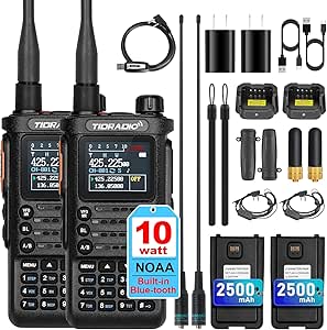 Amazon.com: (2nd Gen) TIDRADIO TD-H8 10W HighPower Ham Radio Handheld,APP Programmable,Long ...