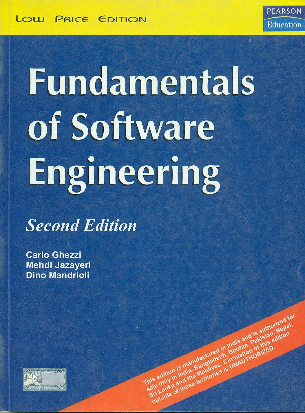 Fundamentals Of Software Engineering: Ghezzi: 9788129700469: Amazon.com: Books