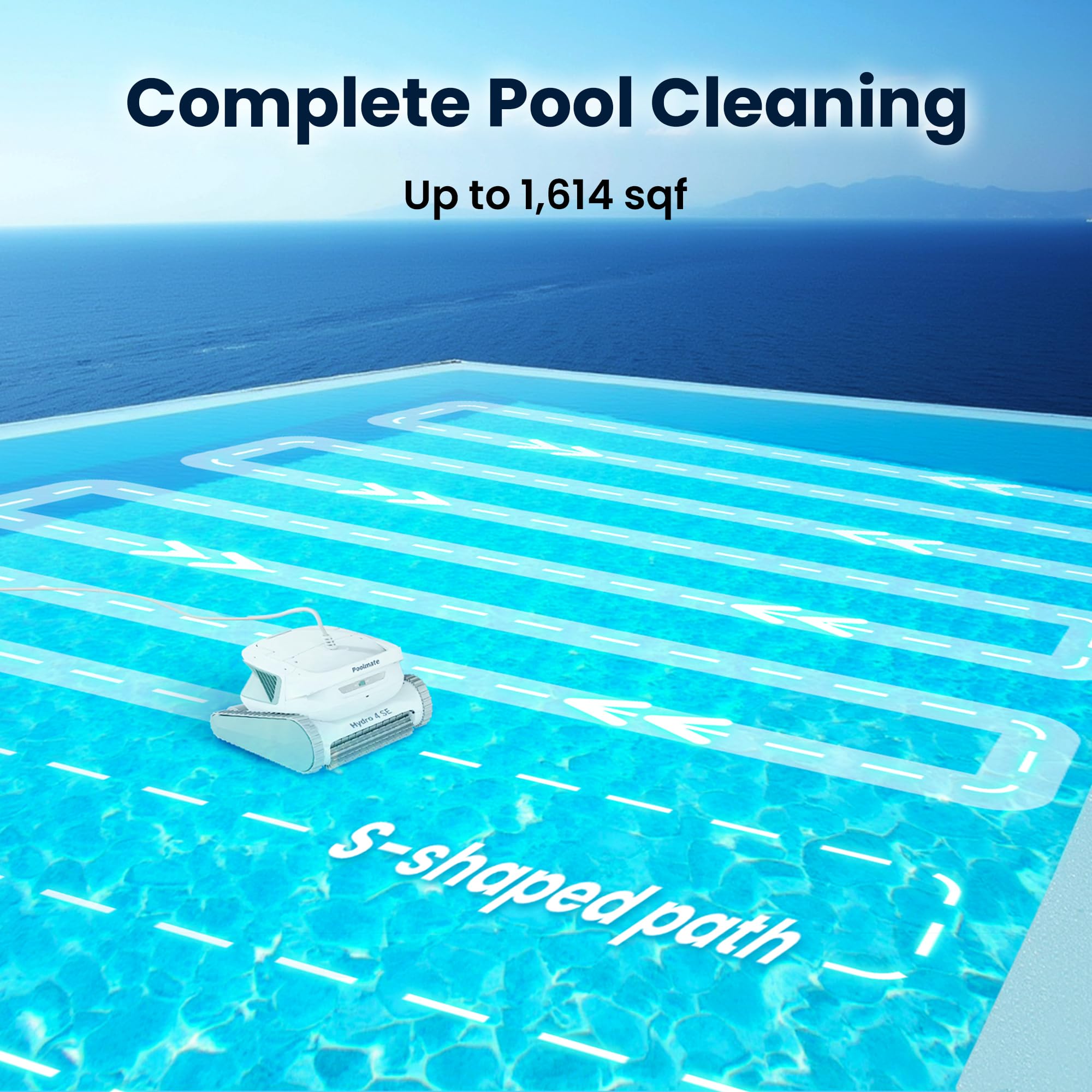 Snapklik.com : Poolmate Hydro 4 SE Pool Robot Cleaner For Inground ...
