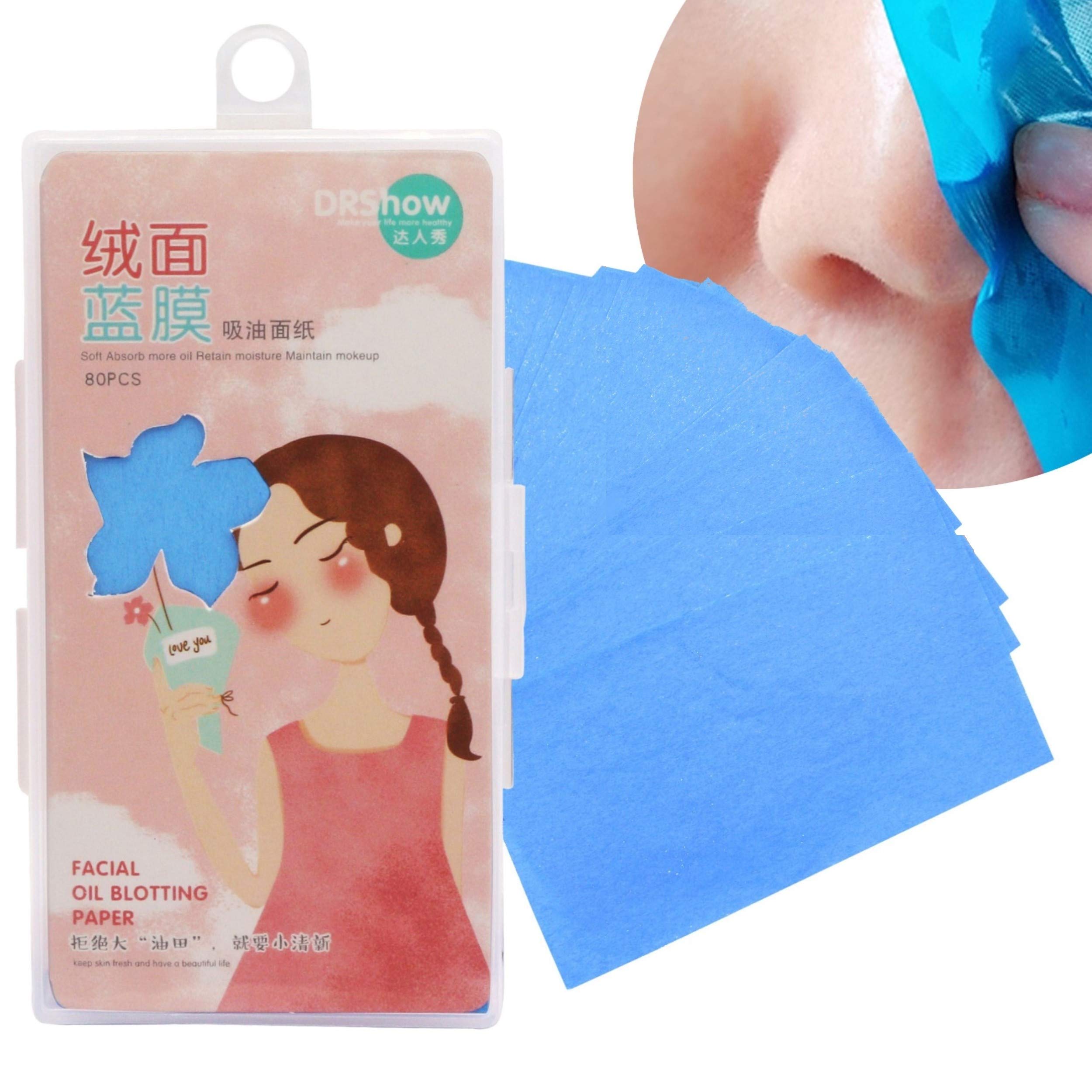 Buy Dofash 80Sheets Oil Absorbing Tissues Oil Control Film Blotting ...