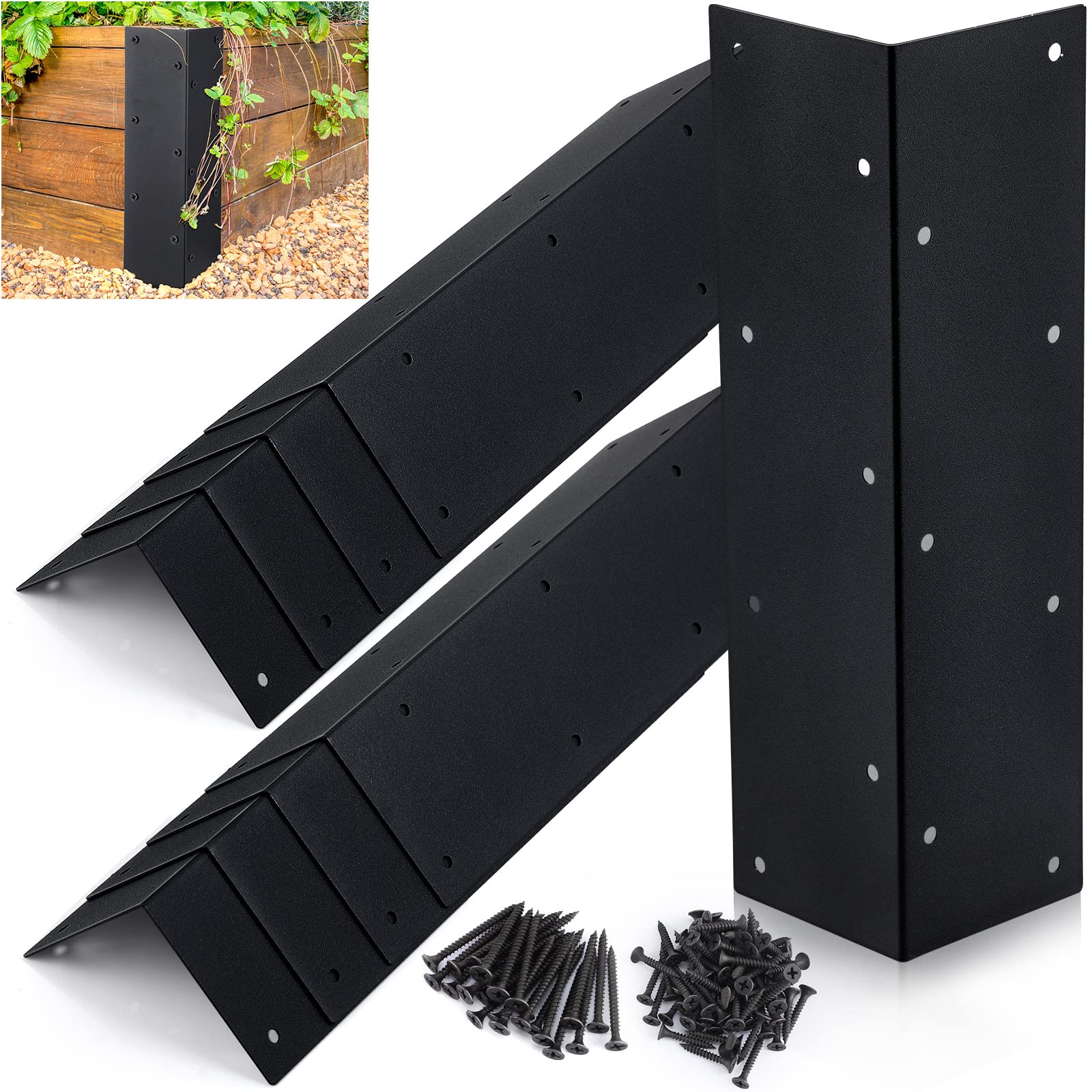 Metal Raised Garden Brackets Steel Raised Corner Brackets Butterfly