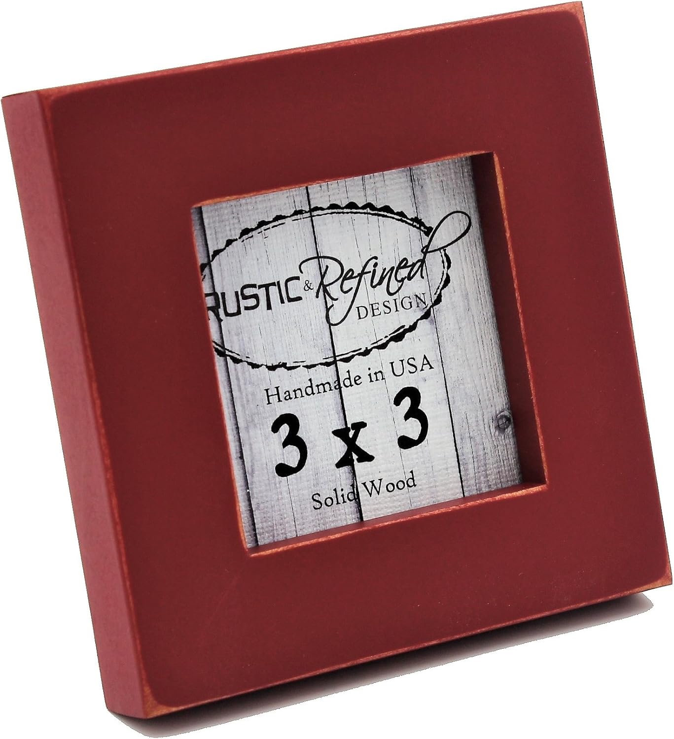 Amazon.com - Rustic and Refined Design 3x3 Solid Wood Made in USA ...