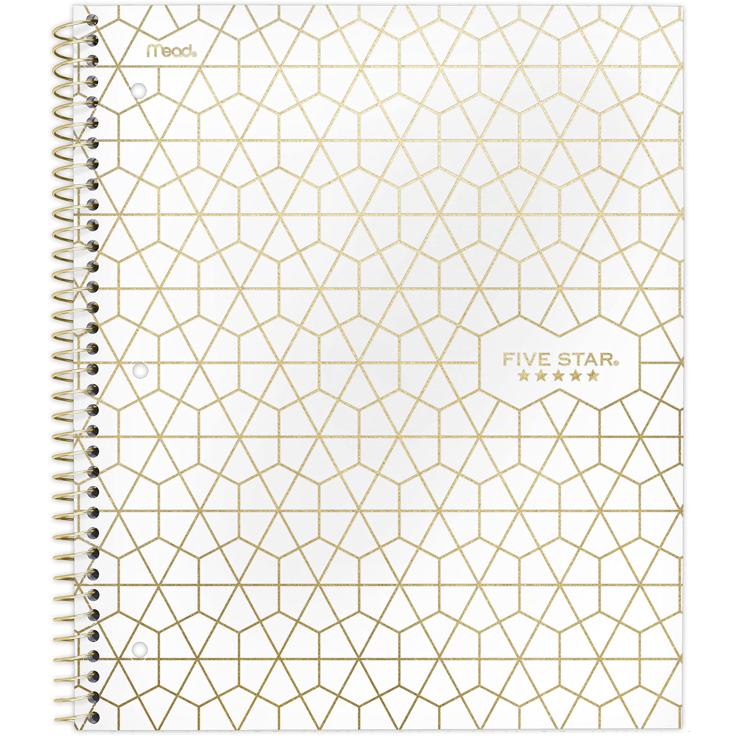 Gold 5 Star Notebook
