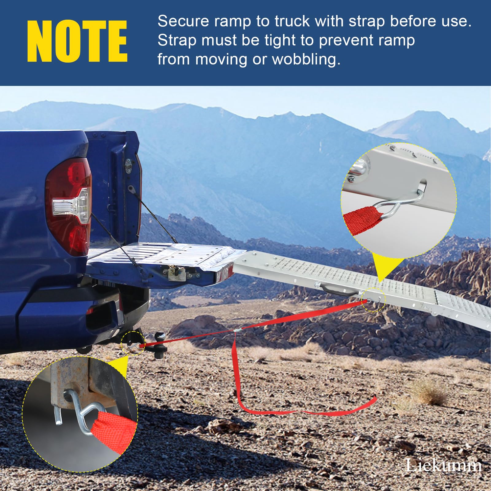 Snapklik.com : Loading Ramp For Pickup Trucks, 74" L X 9" W Loading ...