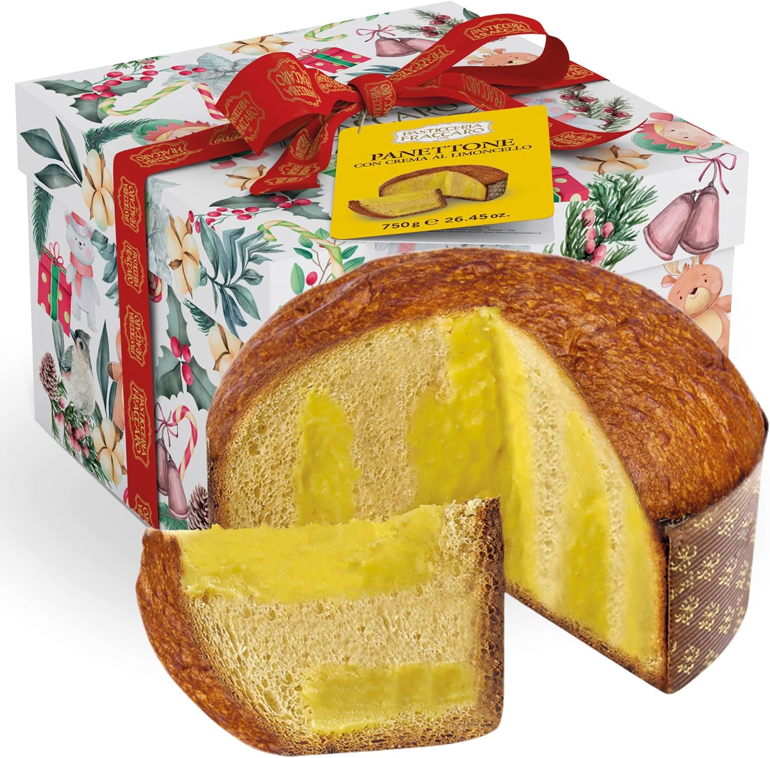 Lemon Panettone Cake from Italy (1.65 pounds - 750 gr) Pasticceria ...