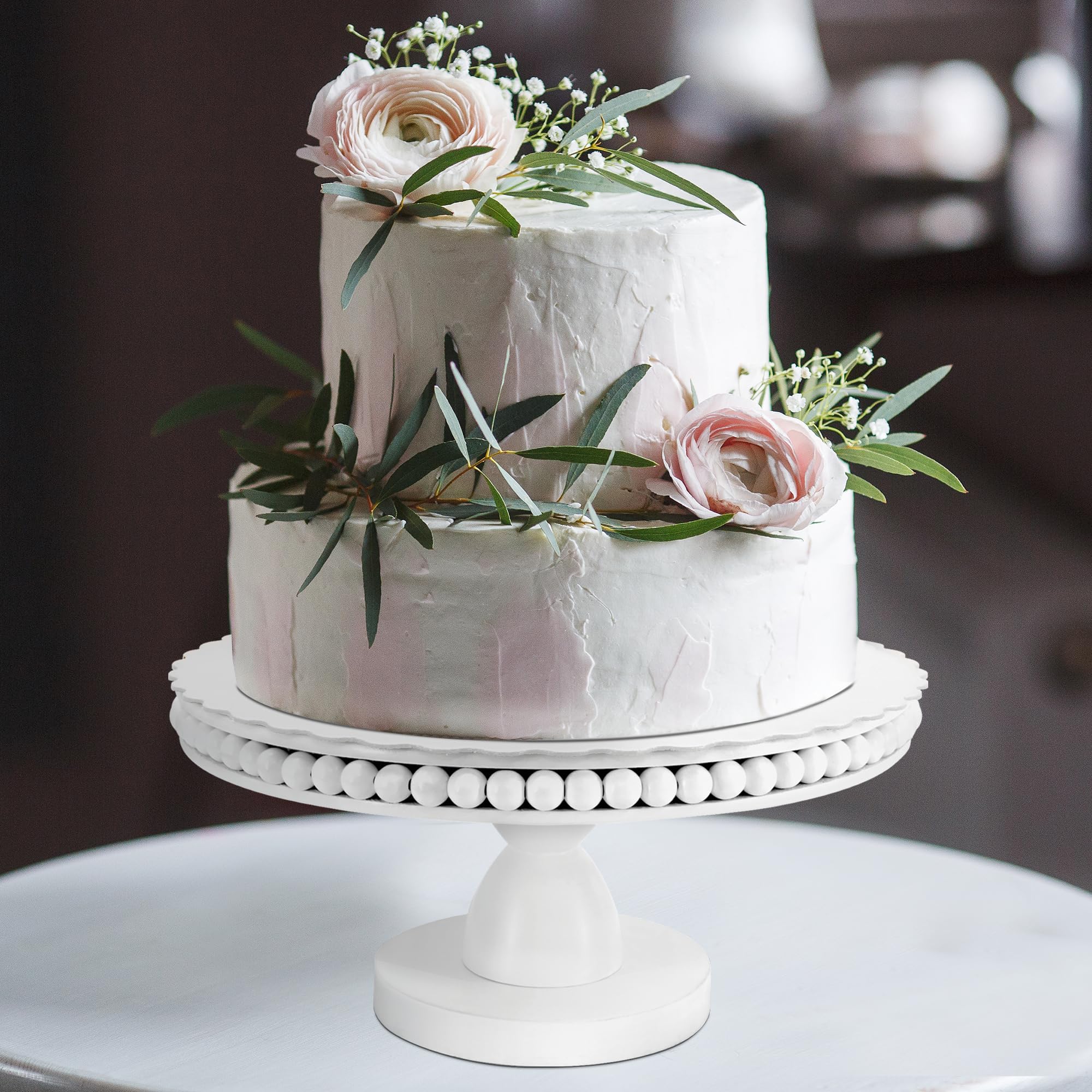 Amazon.com: CosmoLiving by Cosmopolitan Aluminum Cake Stand with ...