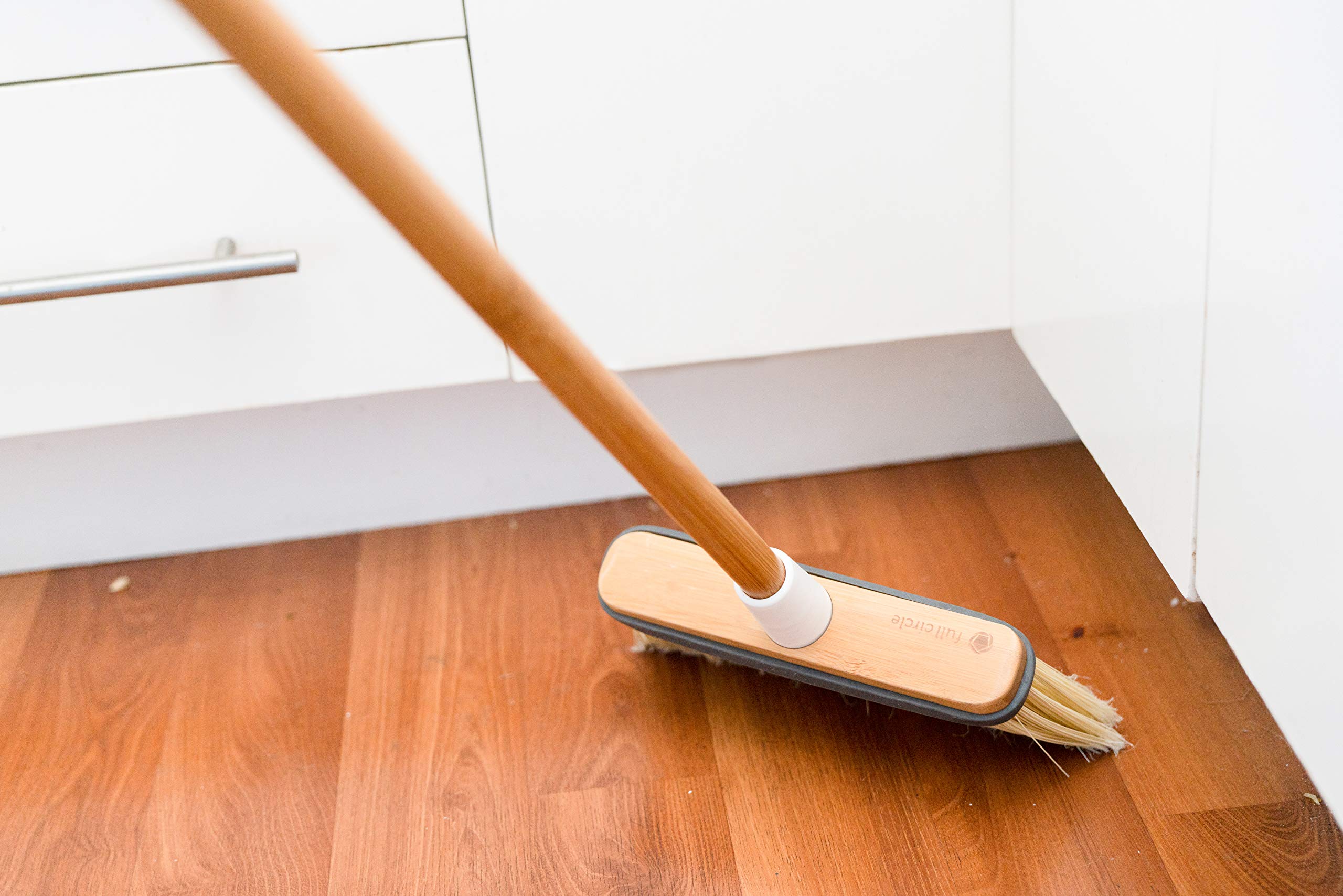 Full Circle Clean Sweep Broom, 1 EA, White