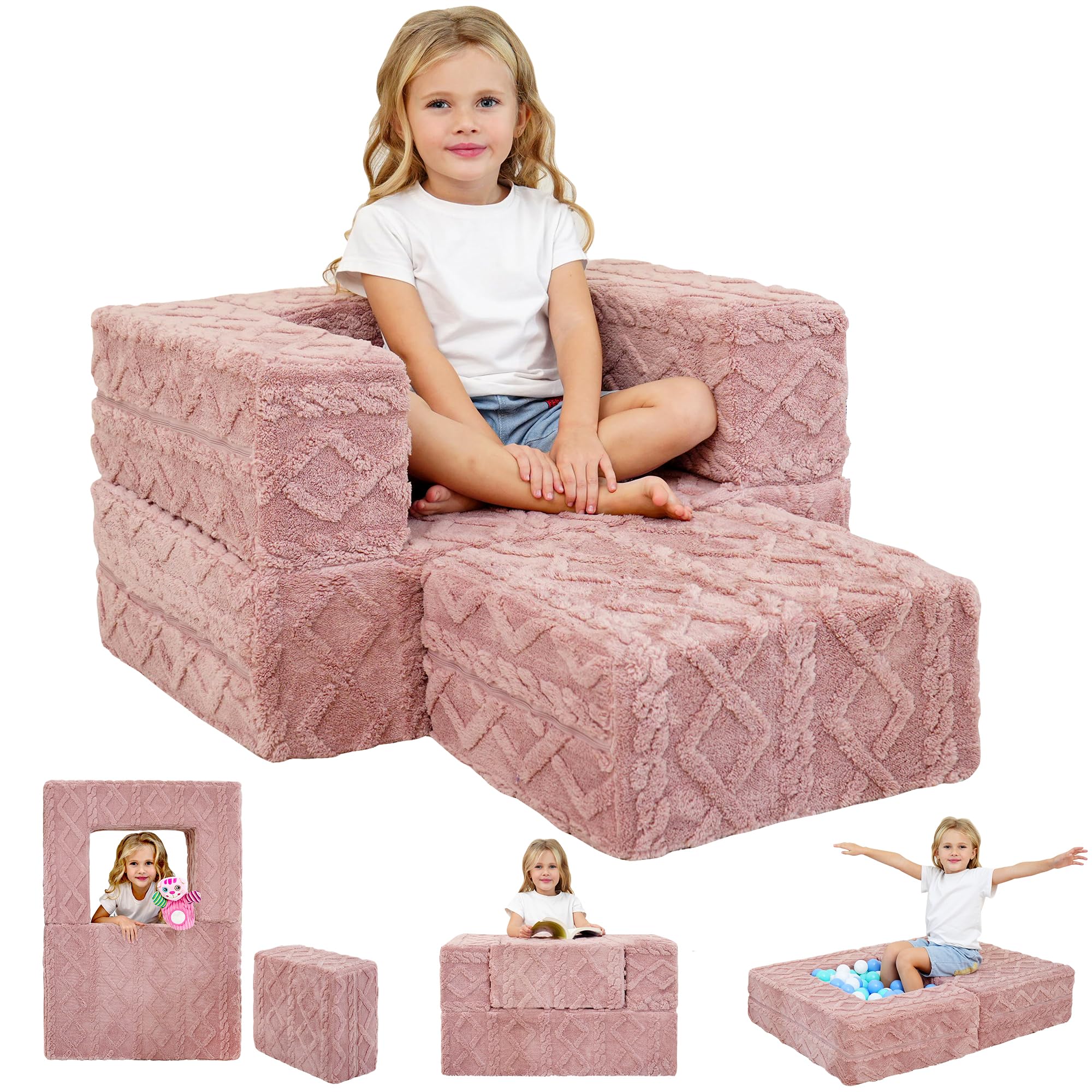 Snapklik.com : MallBest Kid Couch, Modular Kids Sofa, Modular Kids Play ...