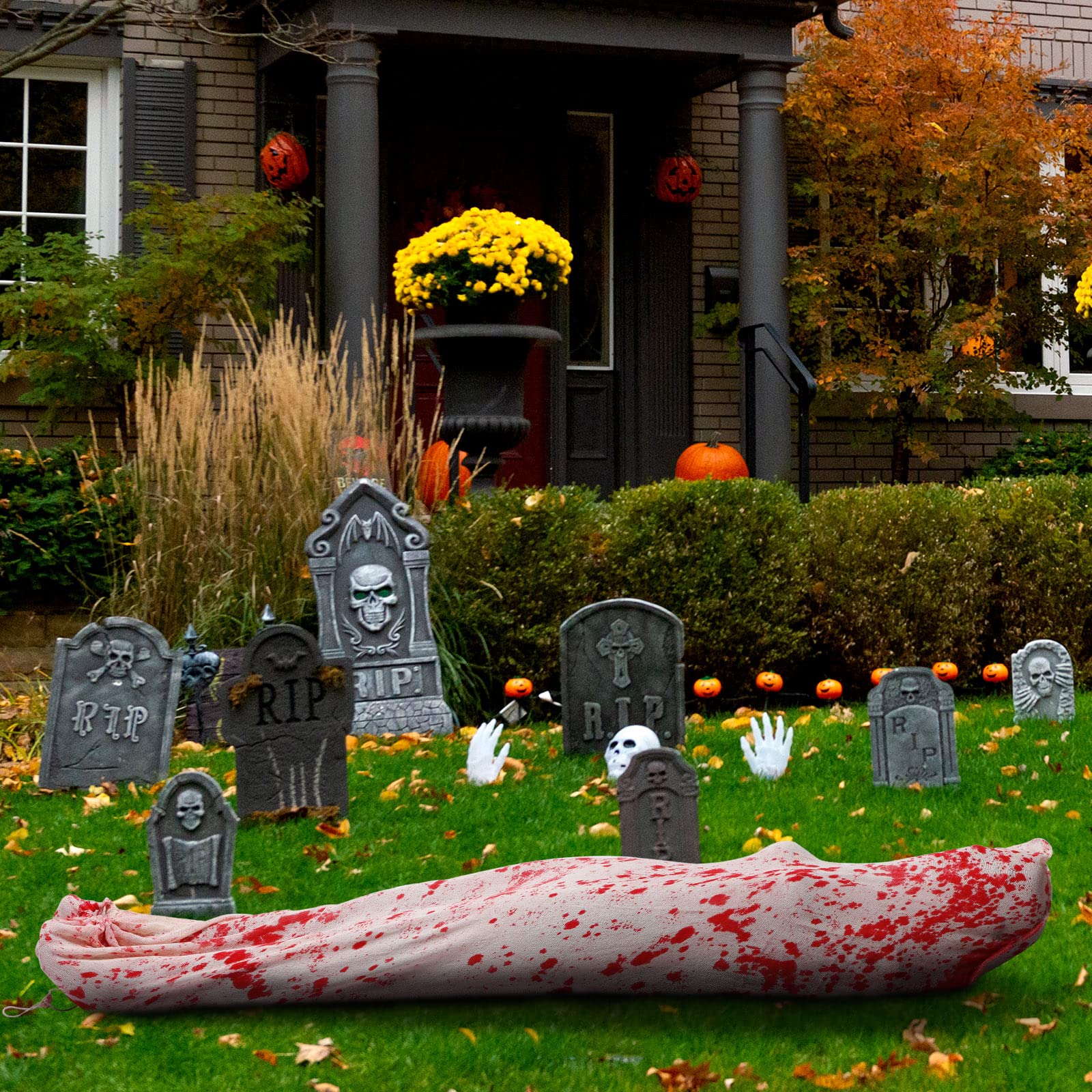 Halloween Decoration Dead Bodies On The Ground How To Make A Dead Body