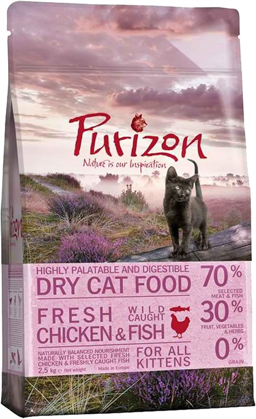 Purizon Dry Cat Food for Kittens with Chicken (6.5kg) : Amazon.co.uk ...