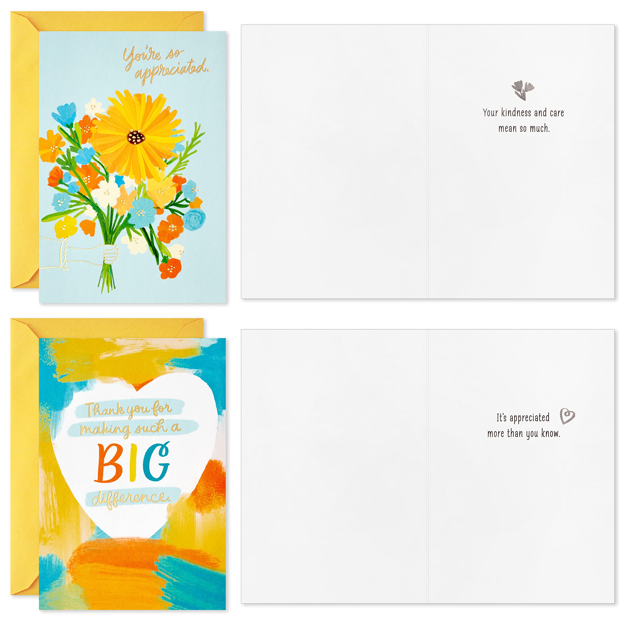 Hallmark Thank You Card Messages Amazon.com : Hallmark Thank You Cards