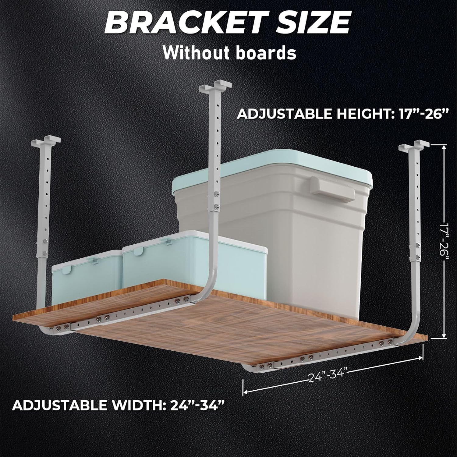 Snapklik.com : Ruiru Bro Adjustable Overhead Garage Ceiling Mount ...