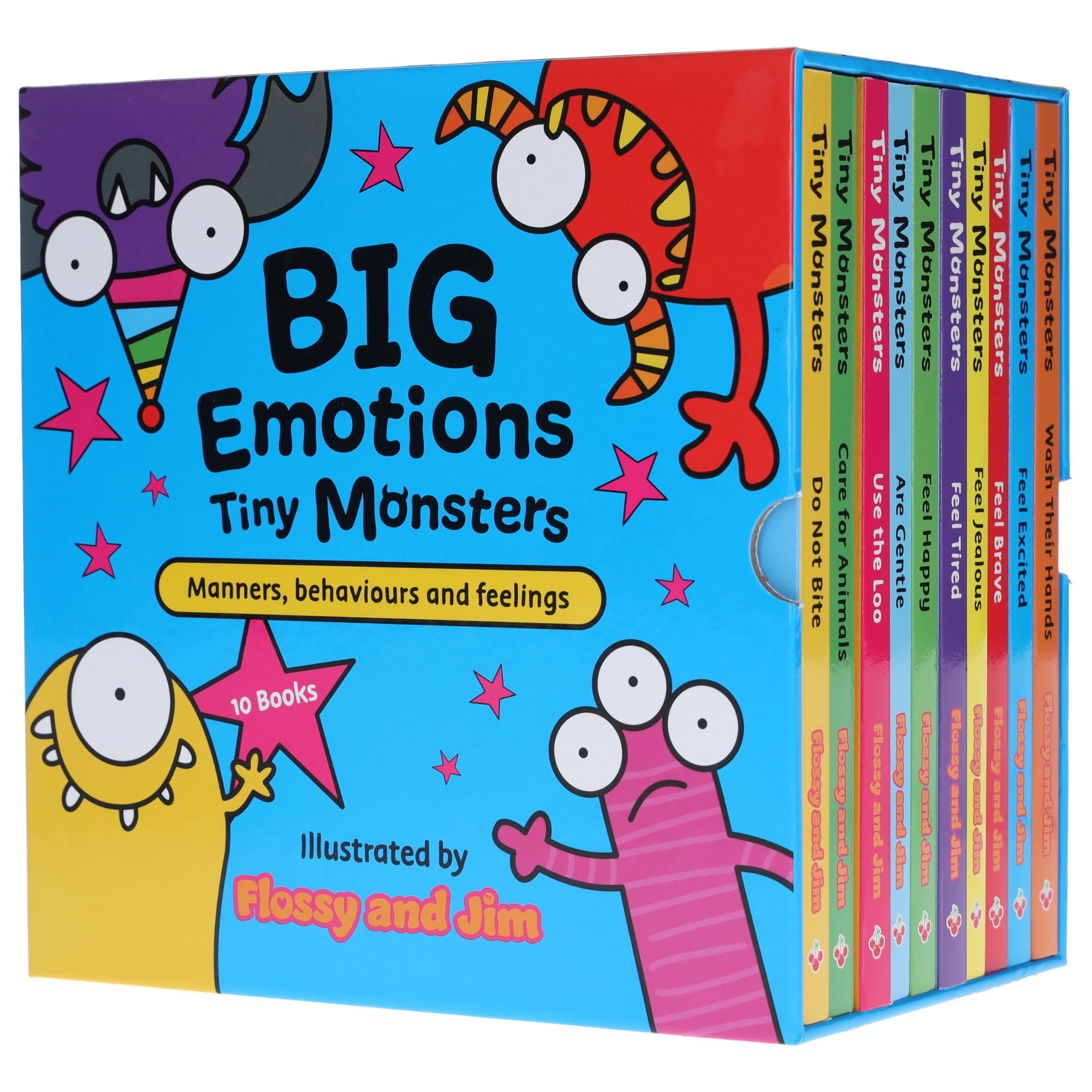 Big Emotions Tiny Monsters 10 Book Collection: Manners, Behaviours and ...