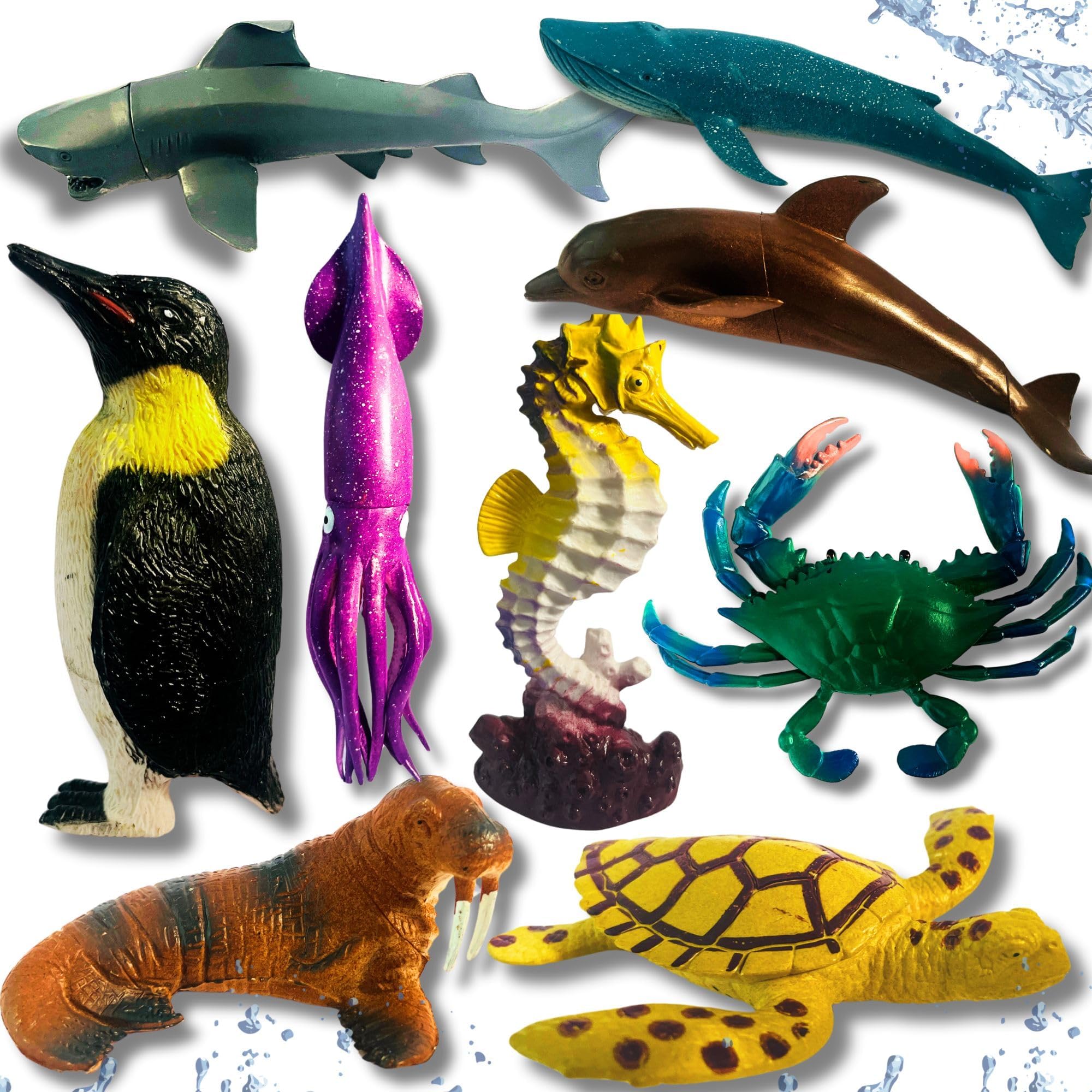 Buy FunBlast Realistic Aquatic Animal Toy, 20 Pcs Under Sea World Sea ...