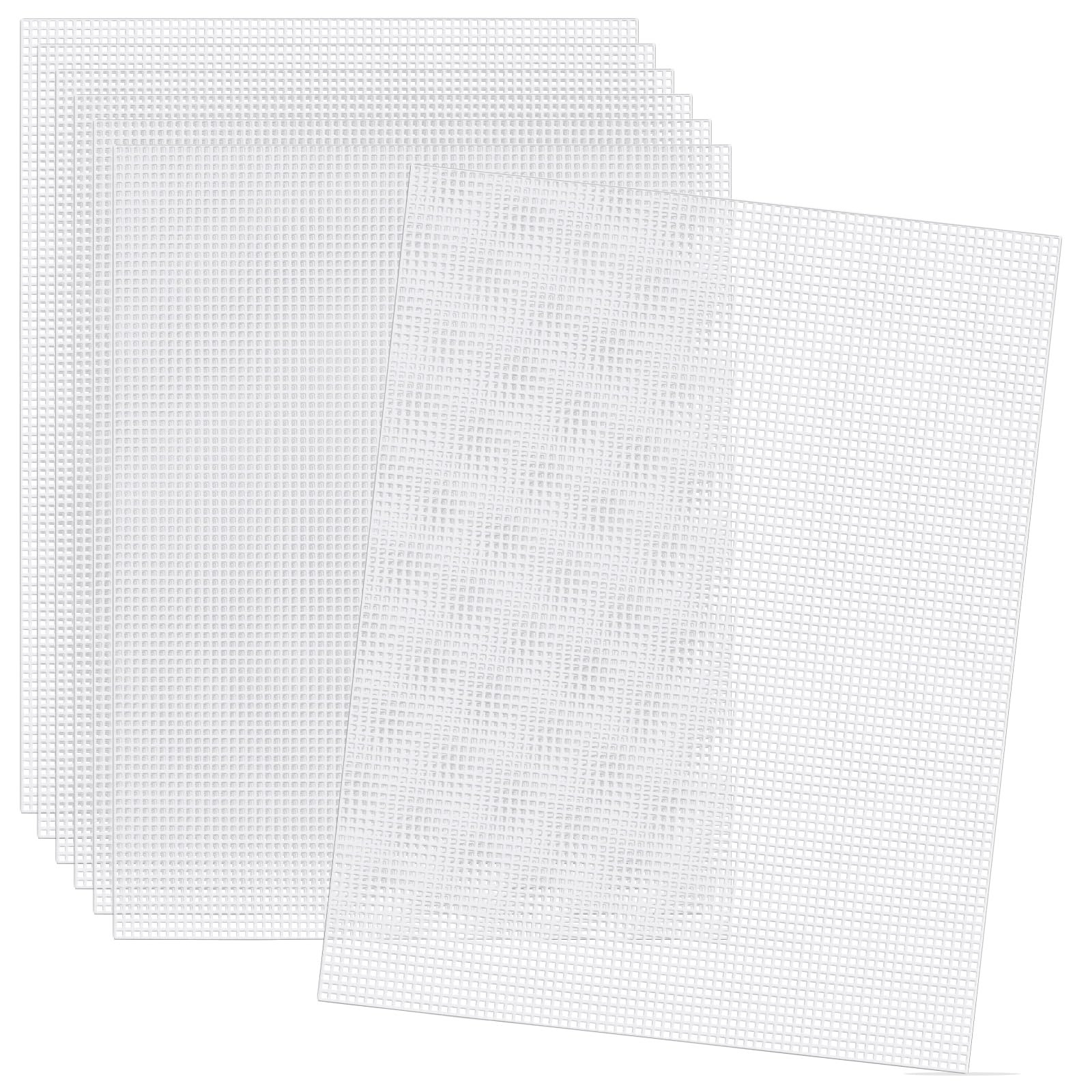 Buy Phinus 7 Pieces Plastic Canvas Sheets, 7 Count Plastic Mesh, 10.5 ...