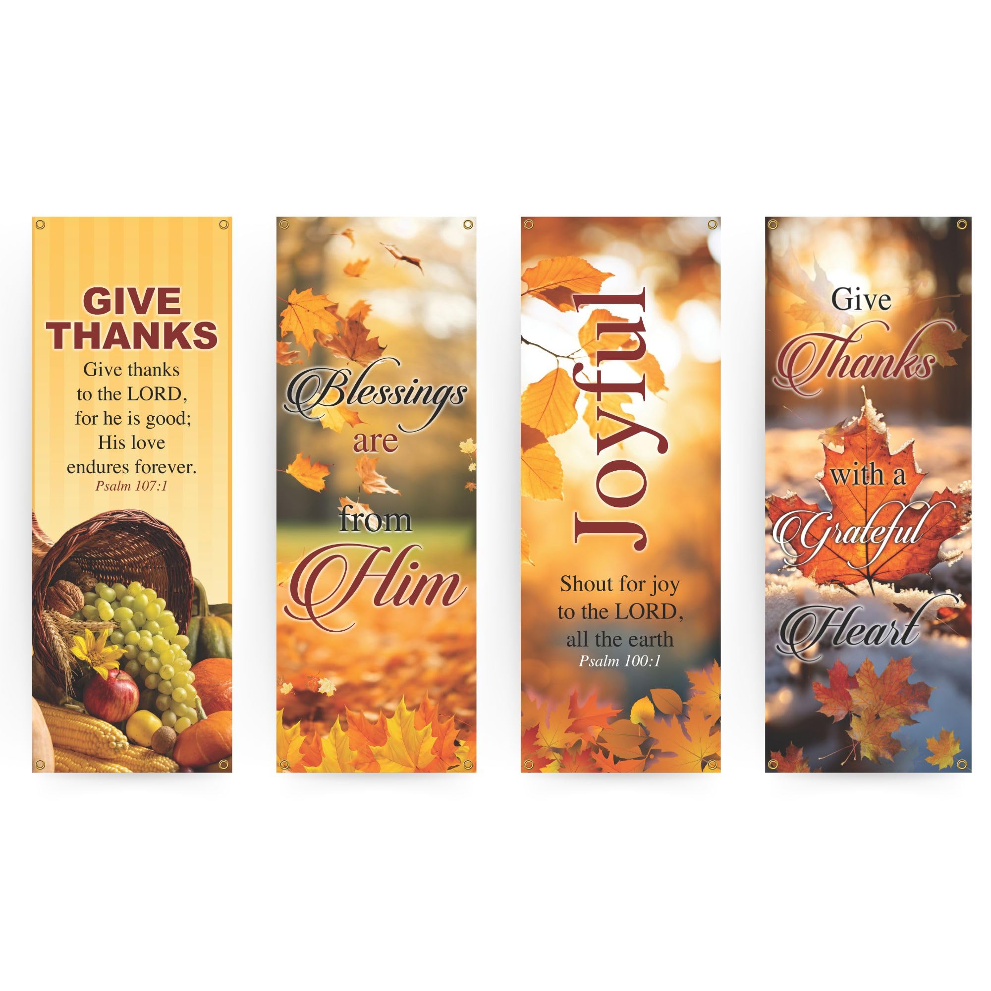Amazon.com: BaloeDesigns Sets of 4 Church Banners for Sanctuary Wall ...