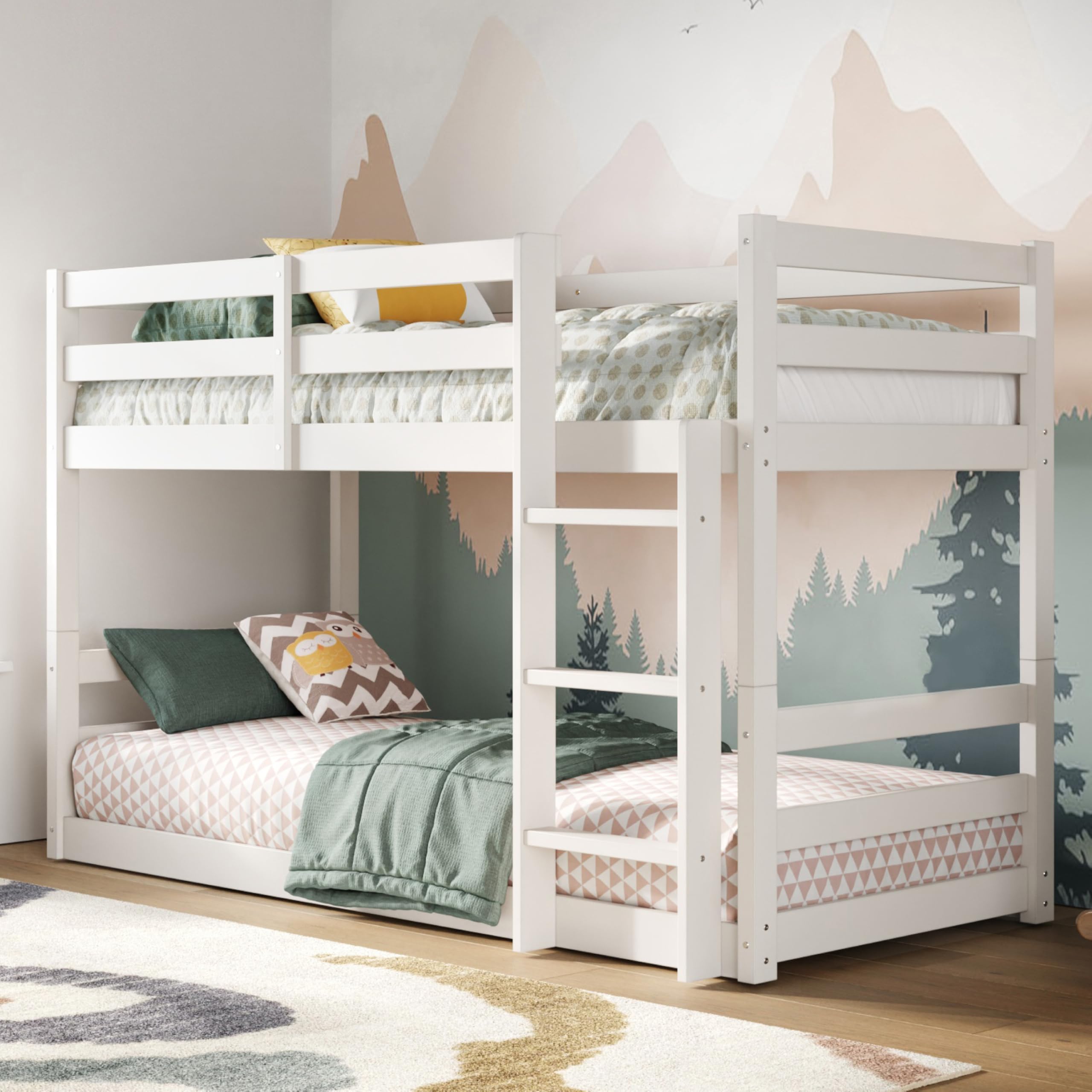 STRICTLY BEDS&BUNKS Stockton Low Classic Bunk Bed, Natural, 2ft 6 Single : Amazon.co.uk: Home ...