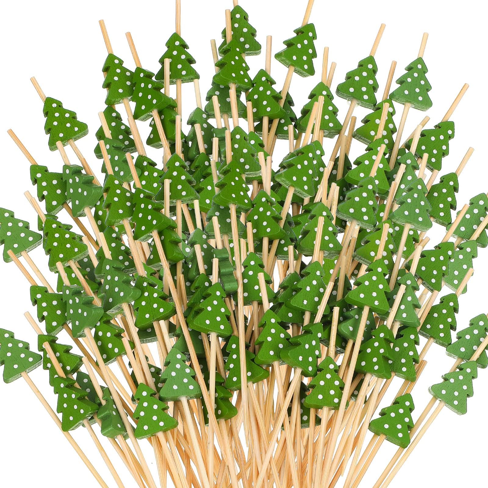 Amazon.com | EBOOT 200 Pcs Christmas Tree Cocktail Picks Food Picks ...