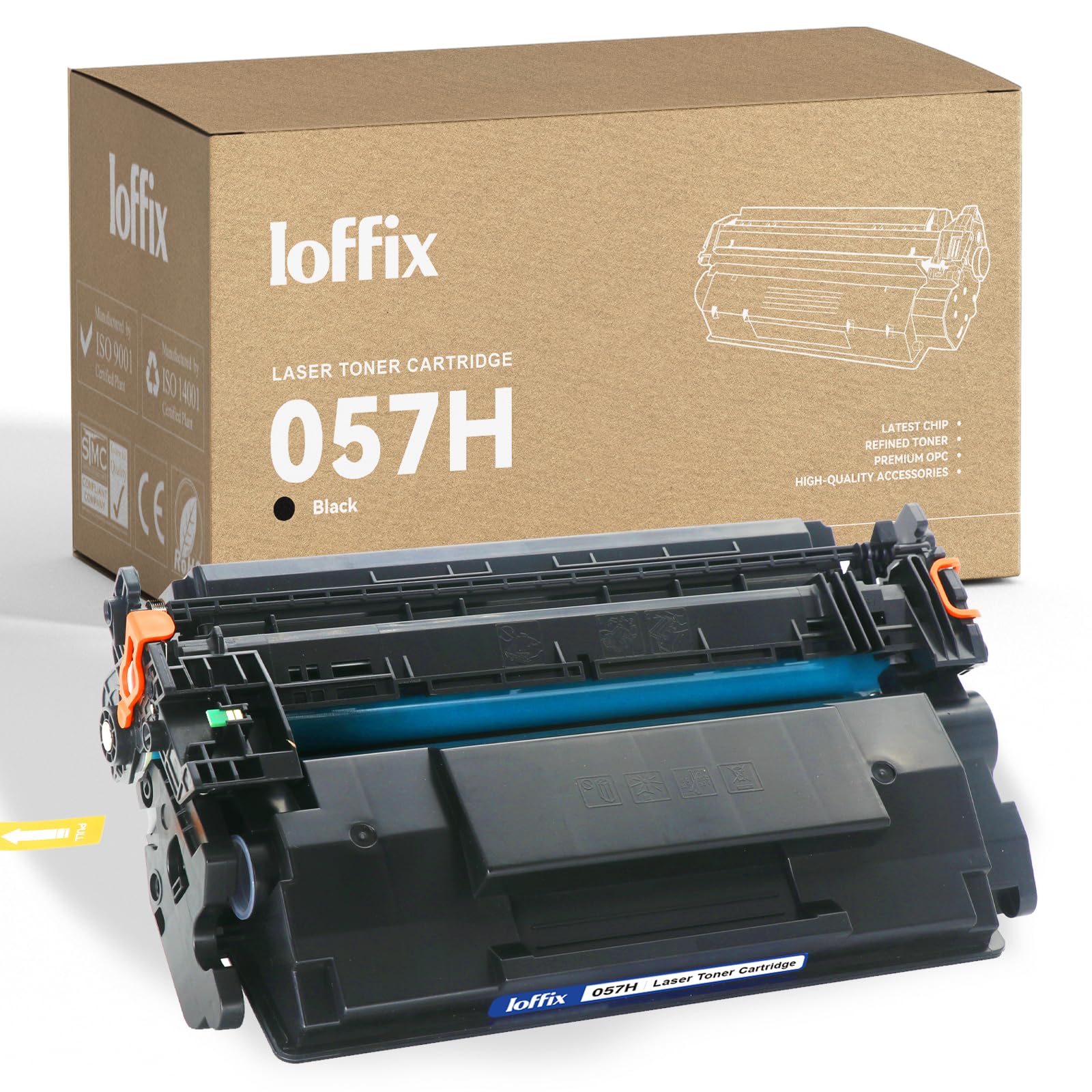 Amazon.com: Ioffix 057H Toner Cartridges Compatible Replacement for ...