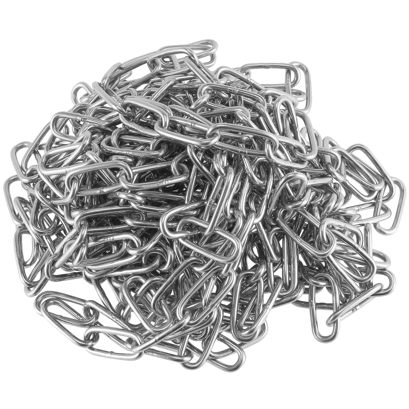 Amazon.com: MANCHAP 1/8'' x 26 Ft Coil Straight Chain, Metal Proof Coil ...