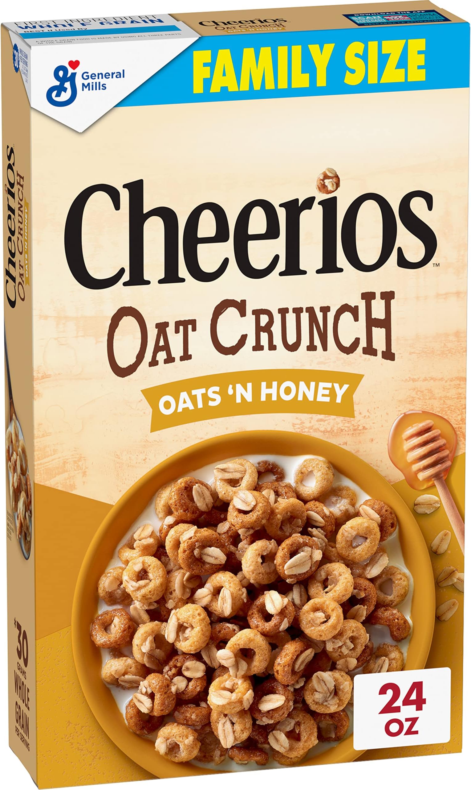 Amazon.com: Honey Bunches of Oats Strawberry, Heart Healthy, Low Fat ...