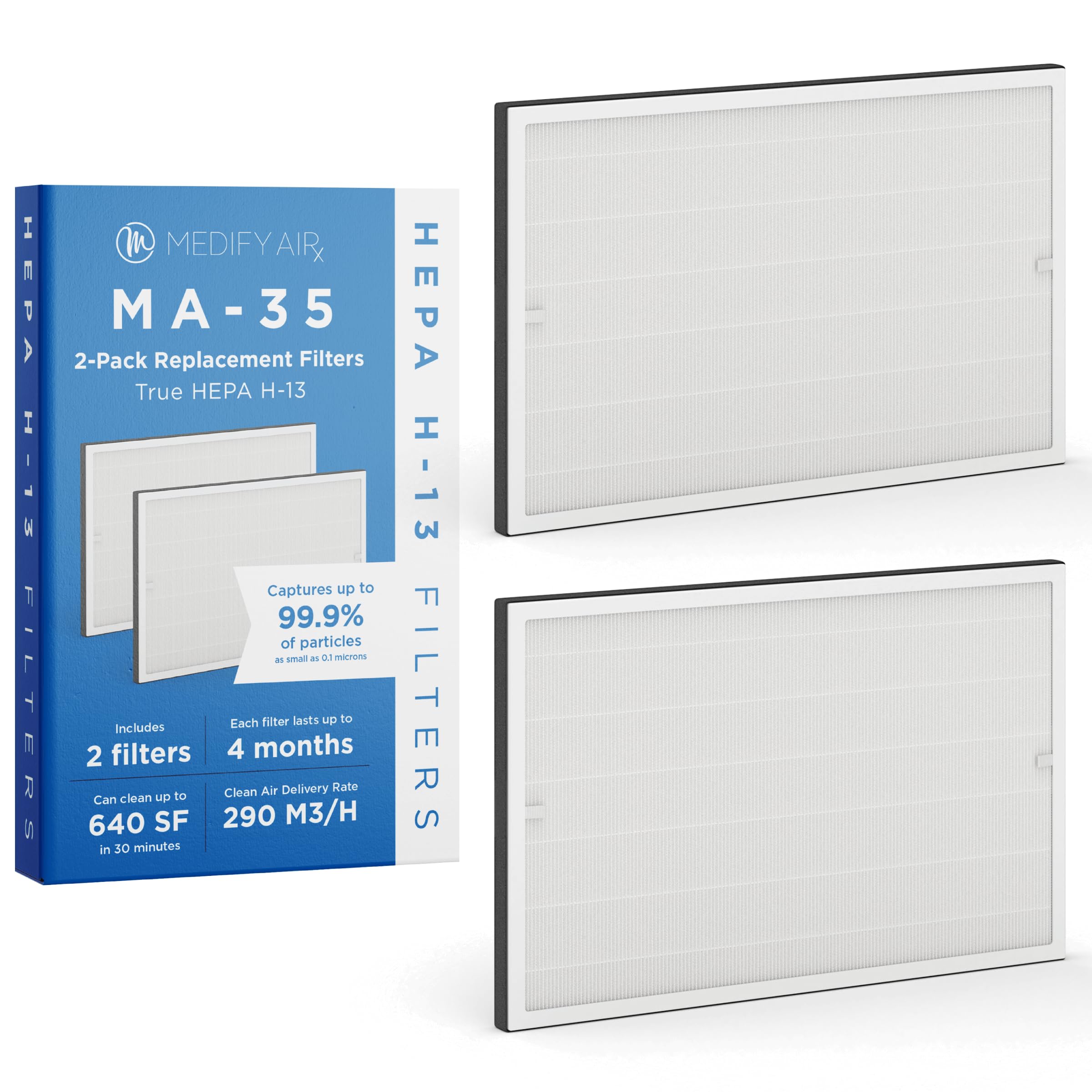 Amazon.com: Medify MA-35 Air Purifier with True HEPA H13 Filter | 1,280 ...