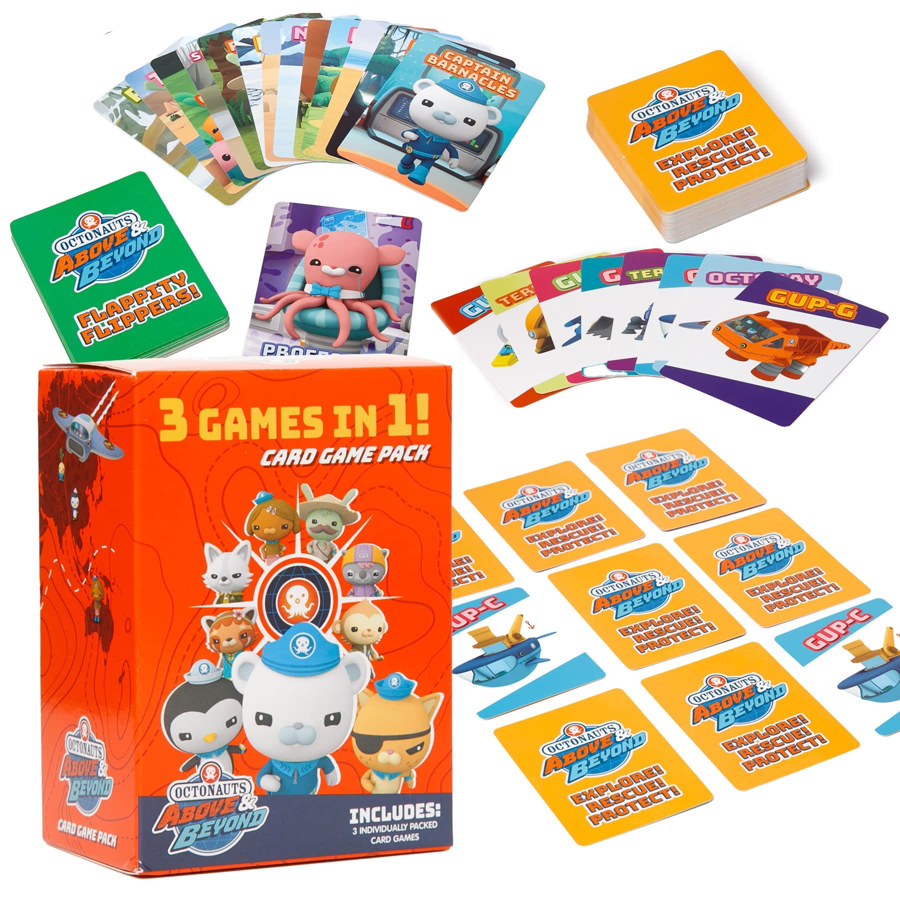 Mighty Mojo Octonauts Kids Classic Card Games Memory Game Go ...