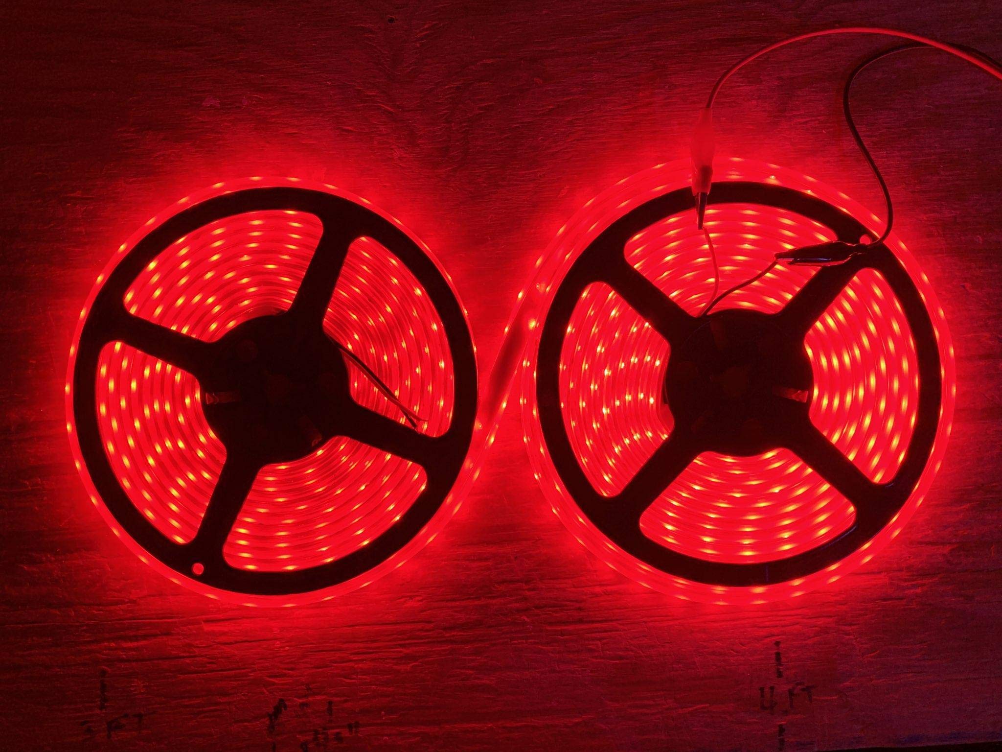 Amazon.com: 32FT RED Marine Submersible LED Light Strip 12V, LED rope ...