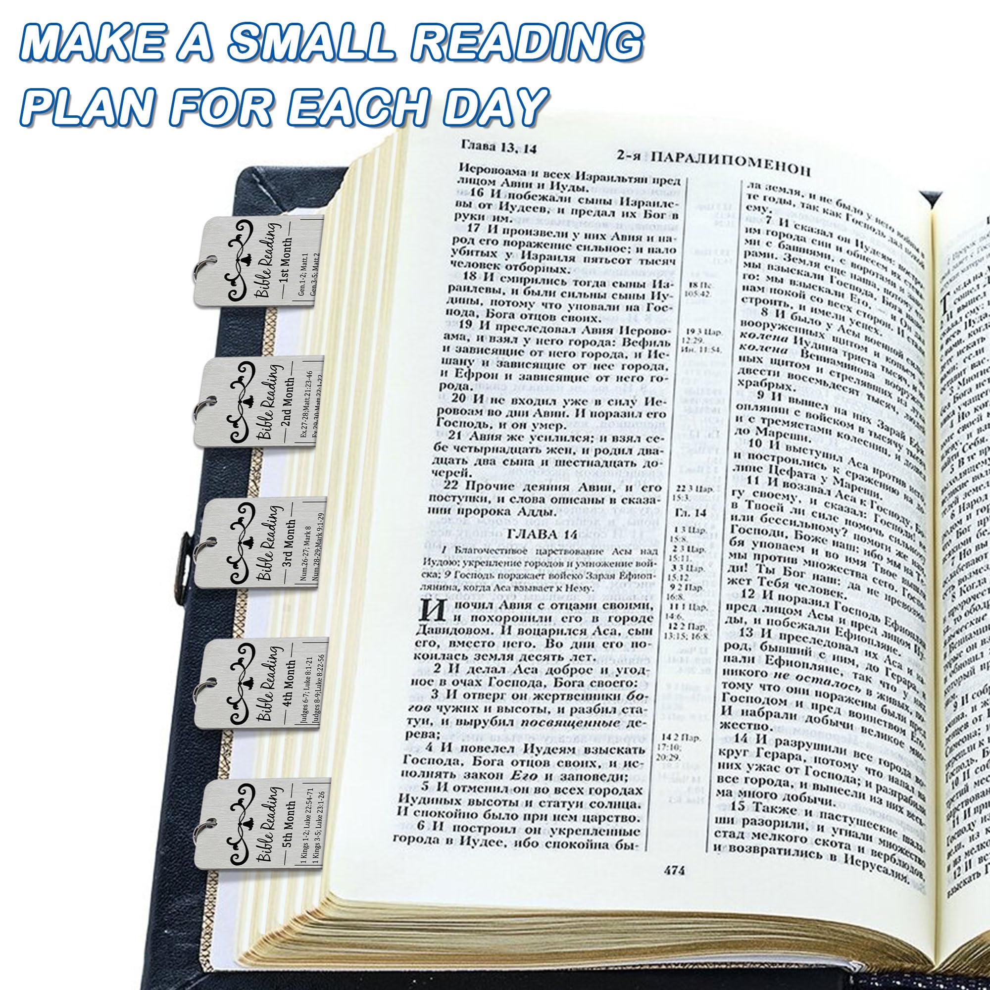 Snapklik.com : 12Pcs Daily Bible Study Guide - Bible Reading Plan ...
